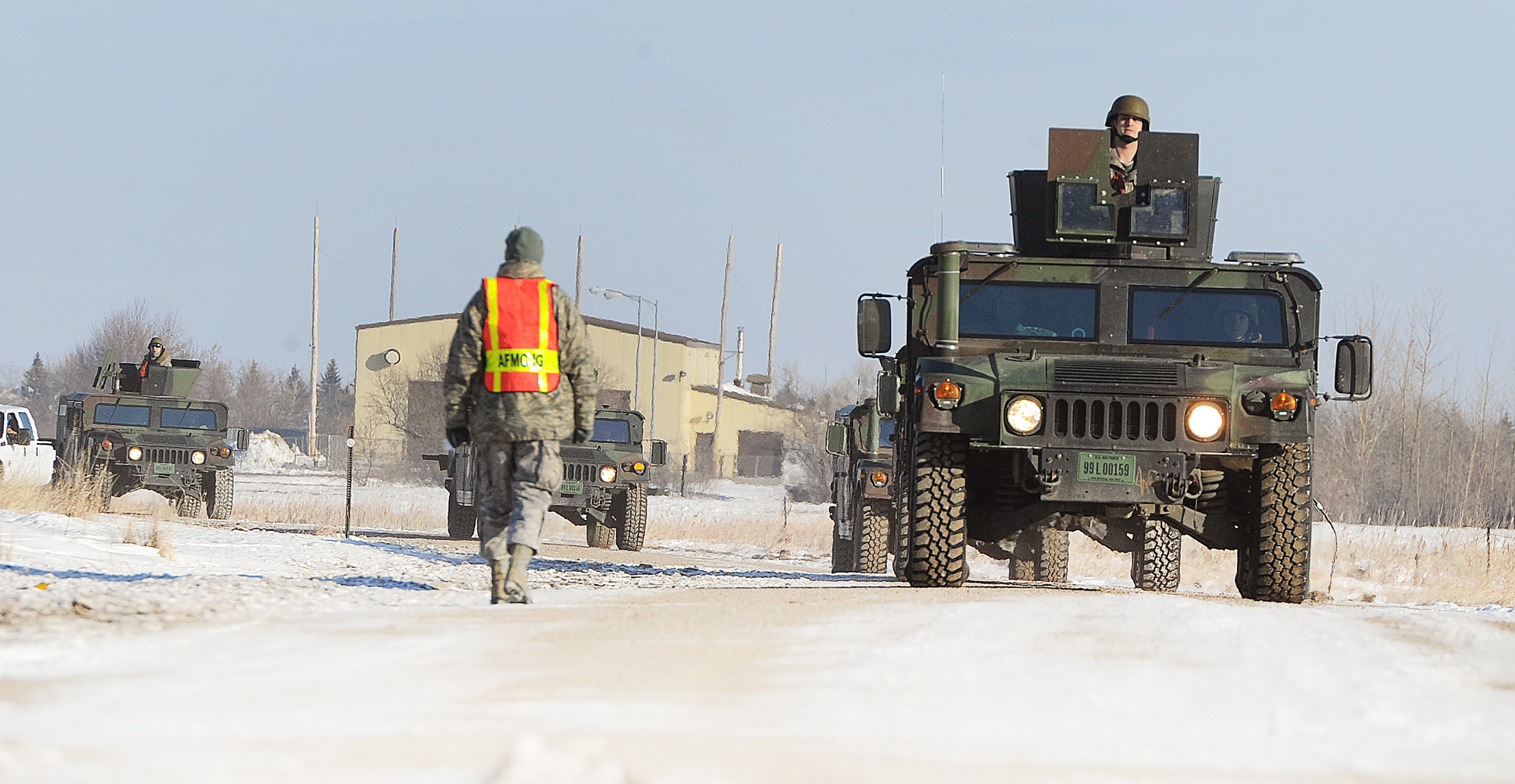 Vehicle operators train for the fight