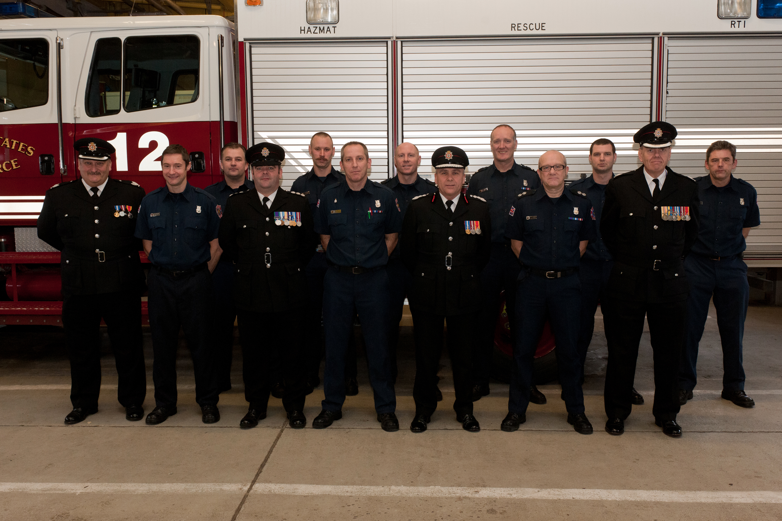 423rd ABG firefighters receive medals on behalf of Queen > 501st Combat ...