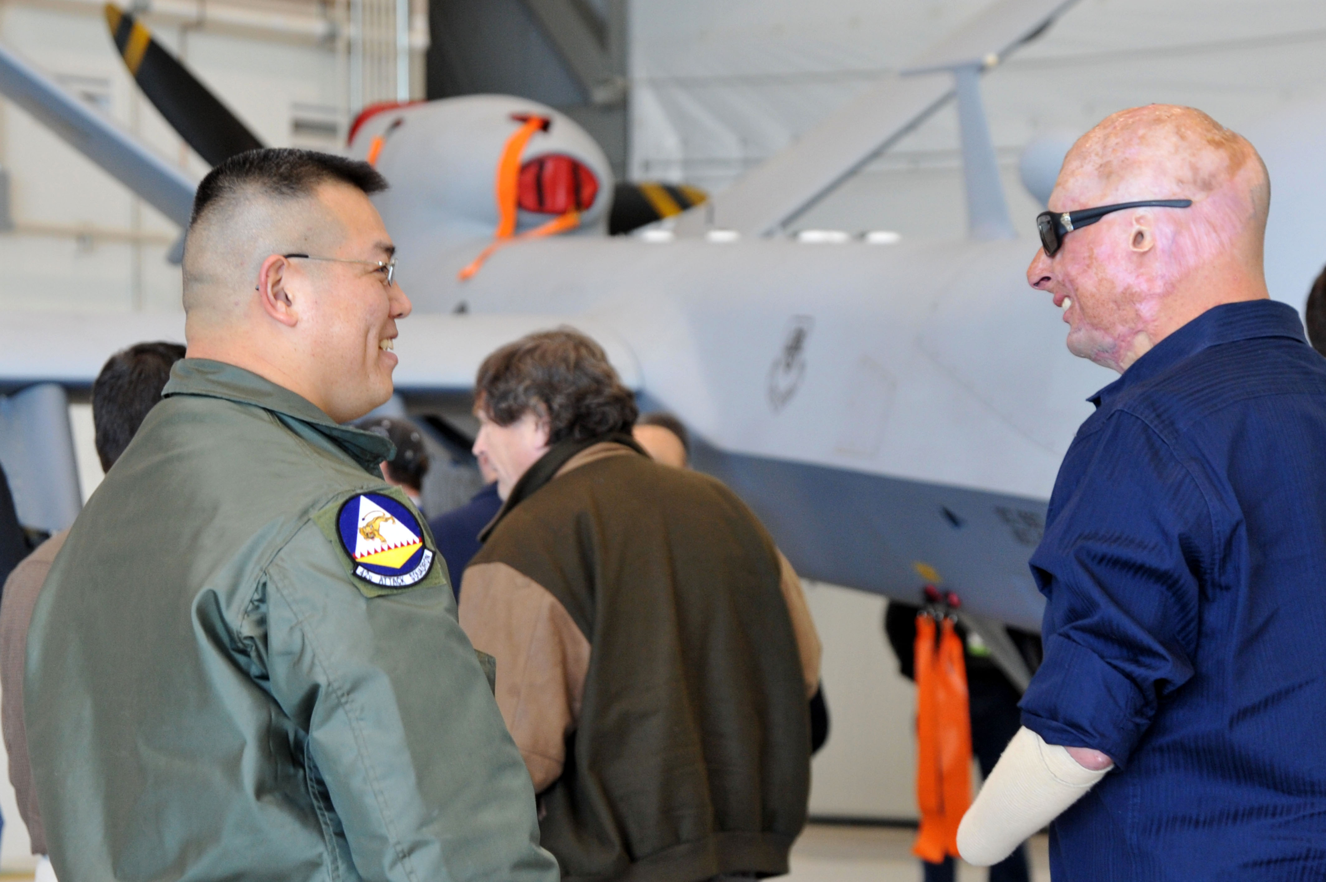 Down but not out: wounded warriors visit Creech > Creech Air Force Base ...