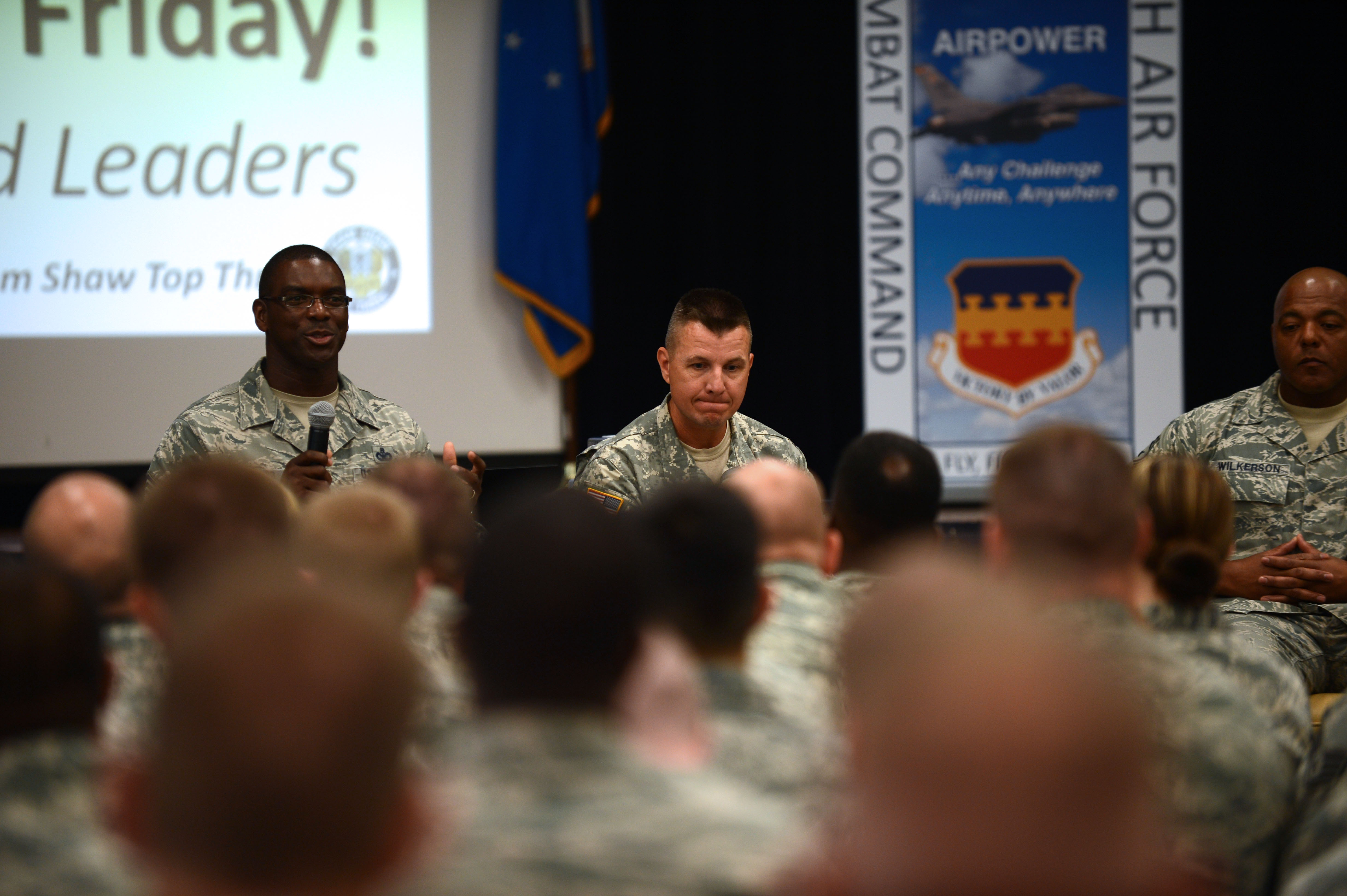 Enlisted chiefs break down leadership traits > Air Combat Command ...