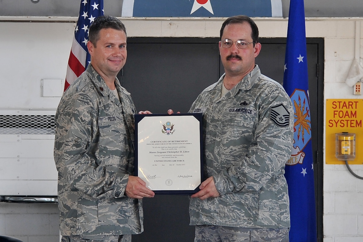 Master Sgt. Christopher Litton Retires > Shaw Air Force Base > Article ...