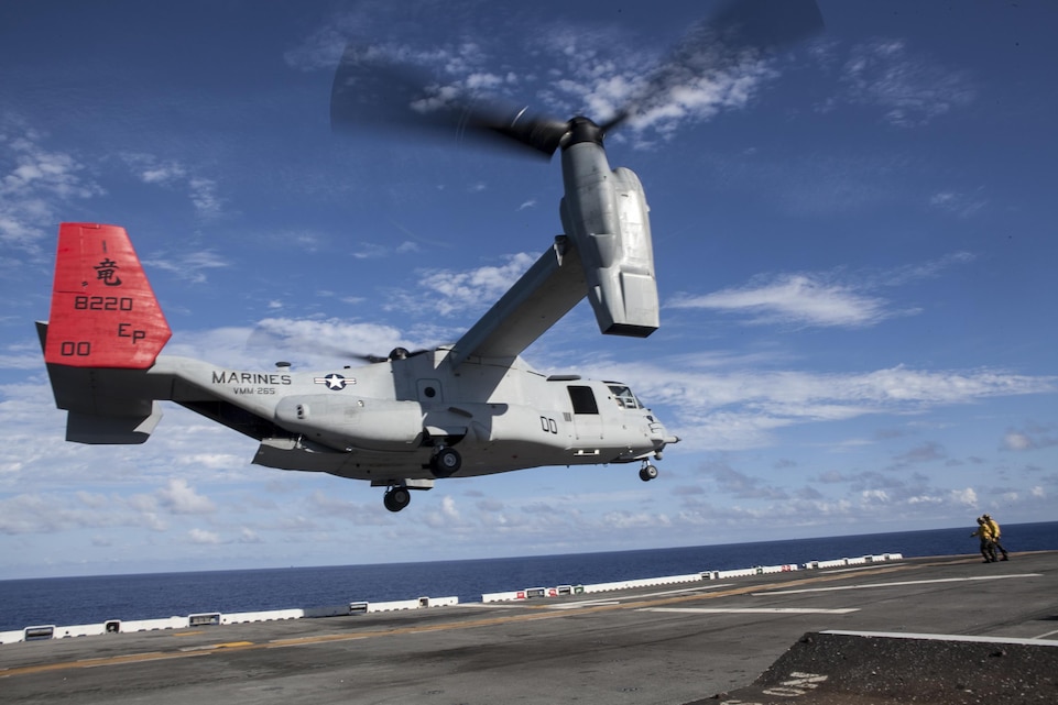 Osprey begins inaugural deployment with 31st MEU > United States Marine ...