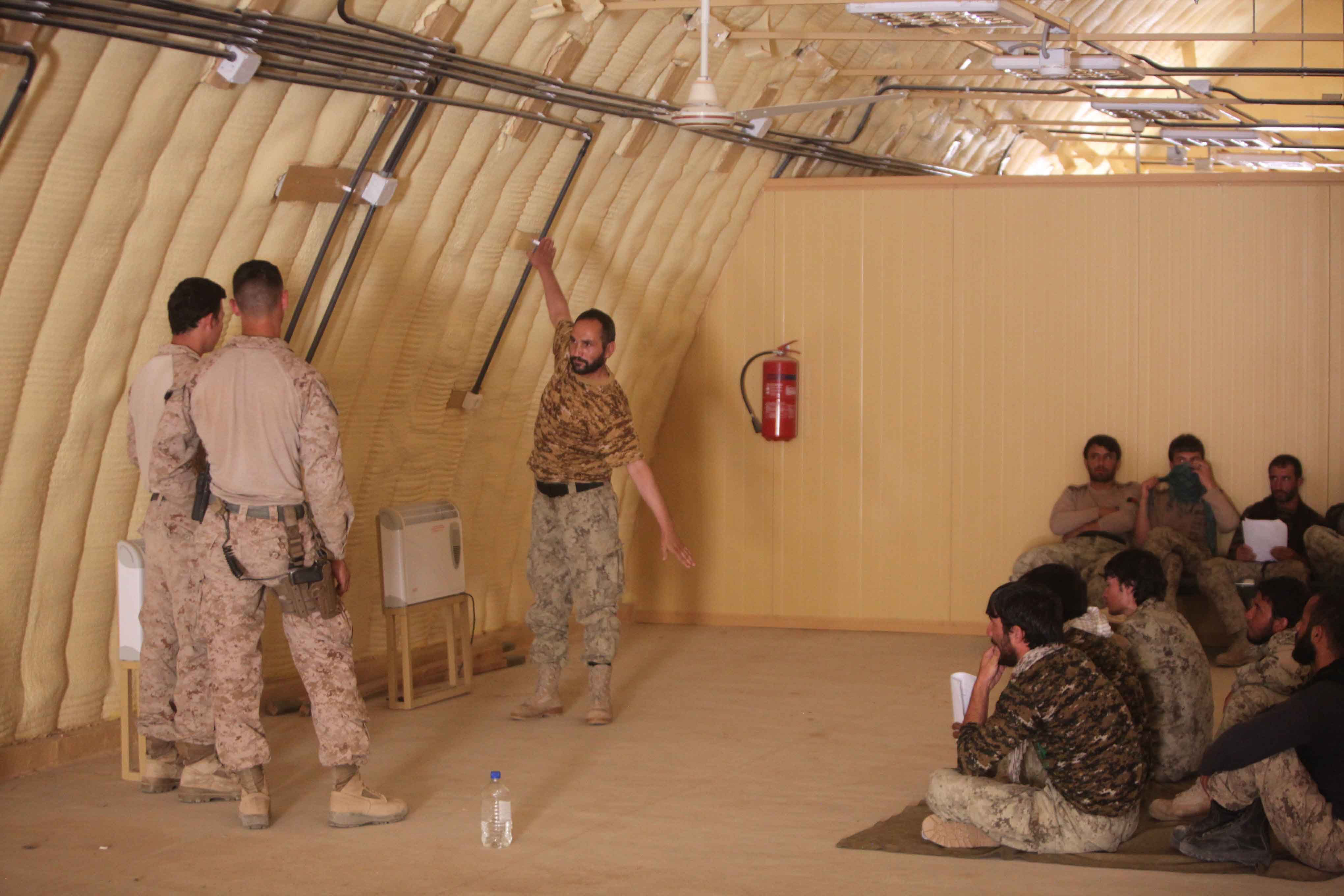 Marine advisors take an over-the-shoulder approach to training the ...