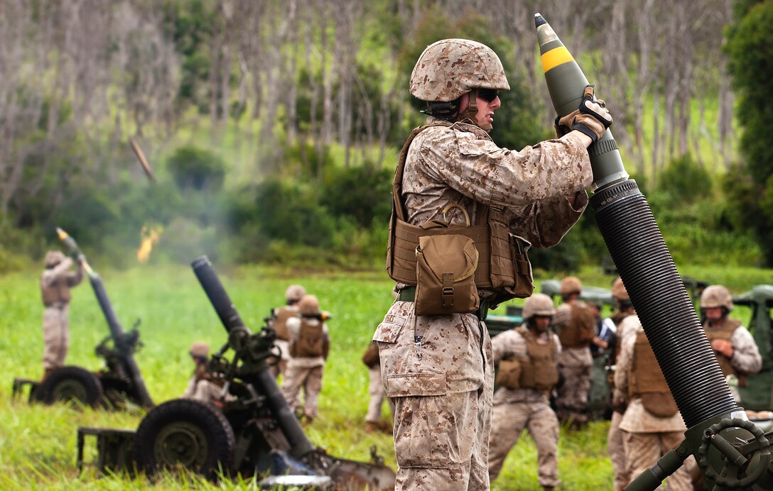 "Kings of Battle" increase combat efficiency through mortar training