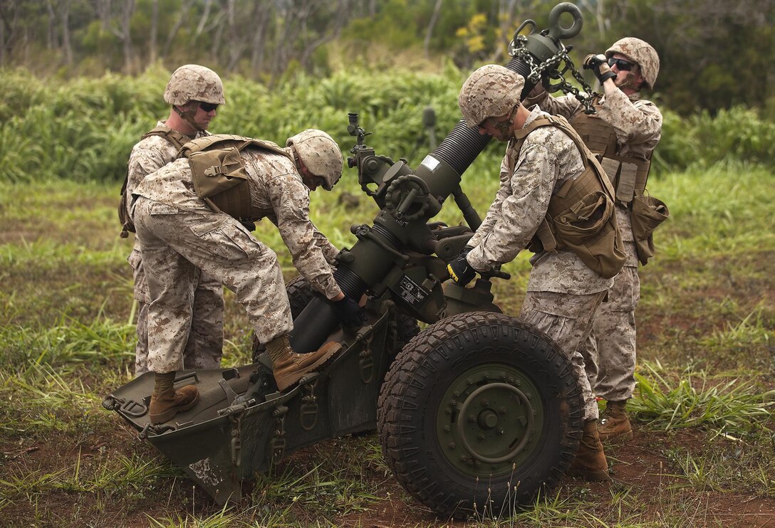"Kings of Battle" increase combat efficiency through mortar training