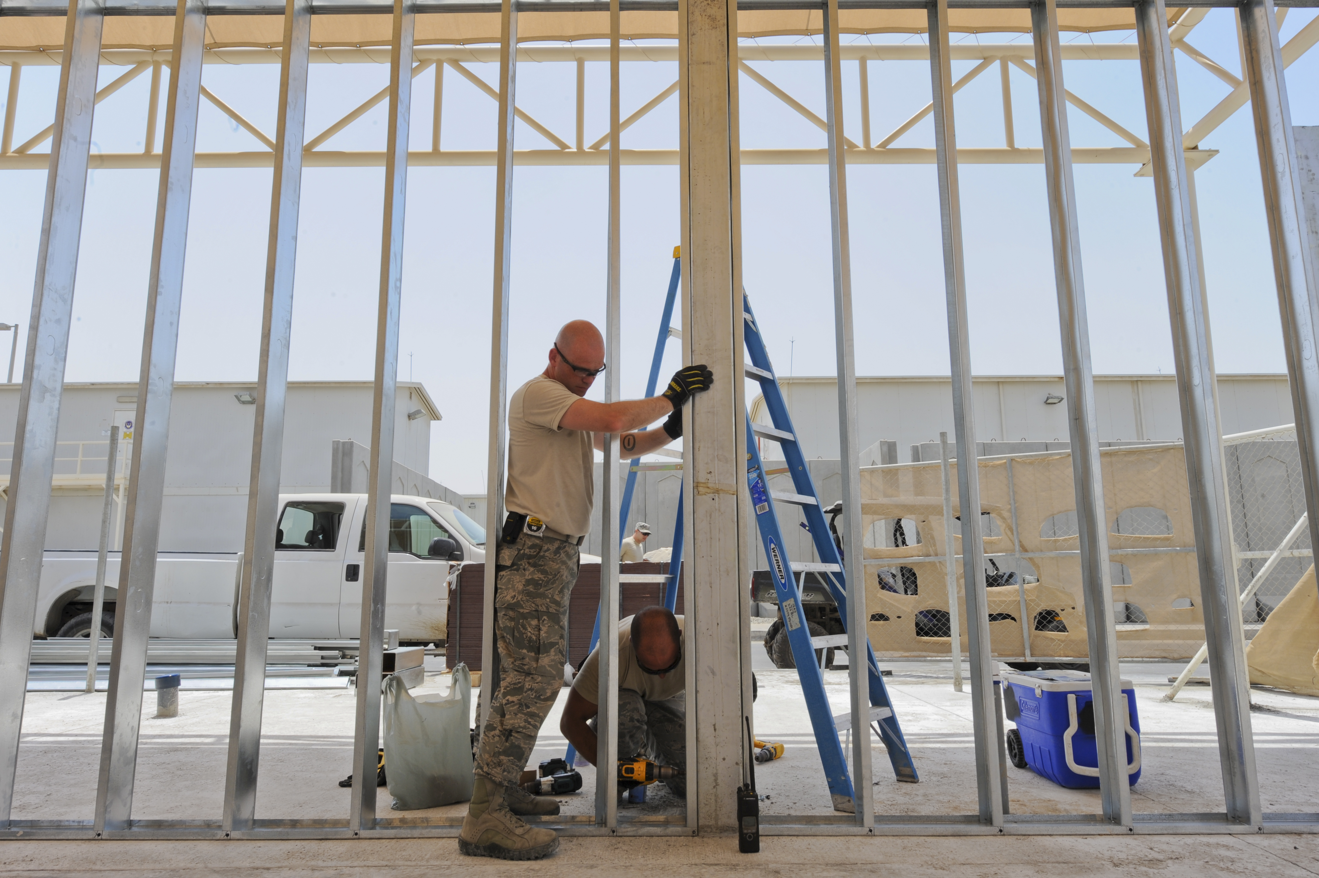 Structures shop builds up the base > U.S. Air Forces Central > News