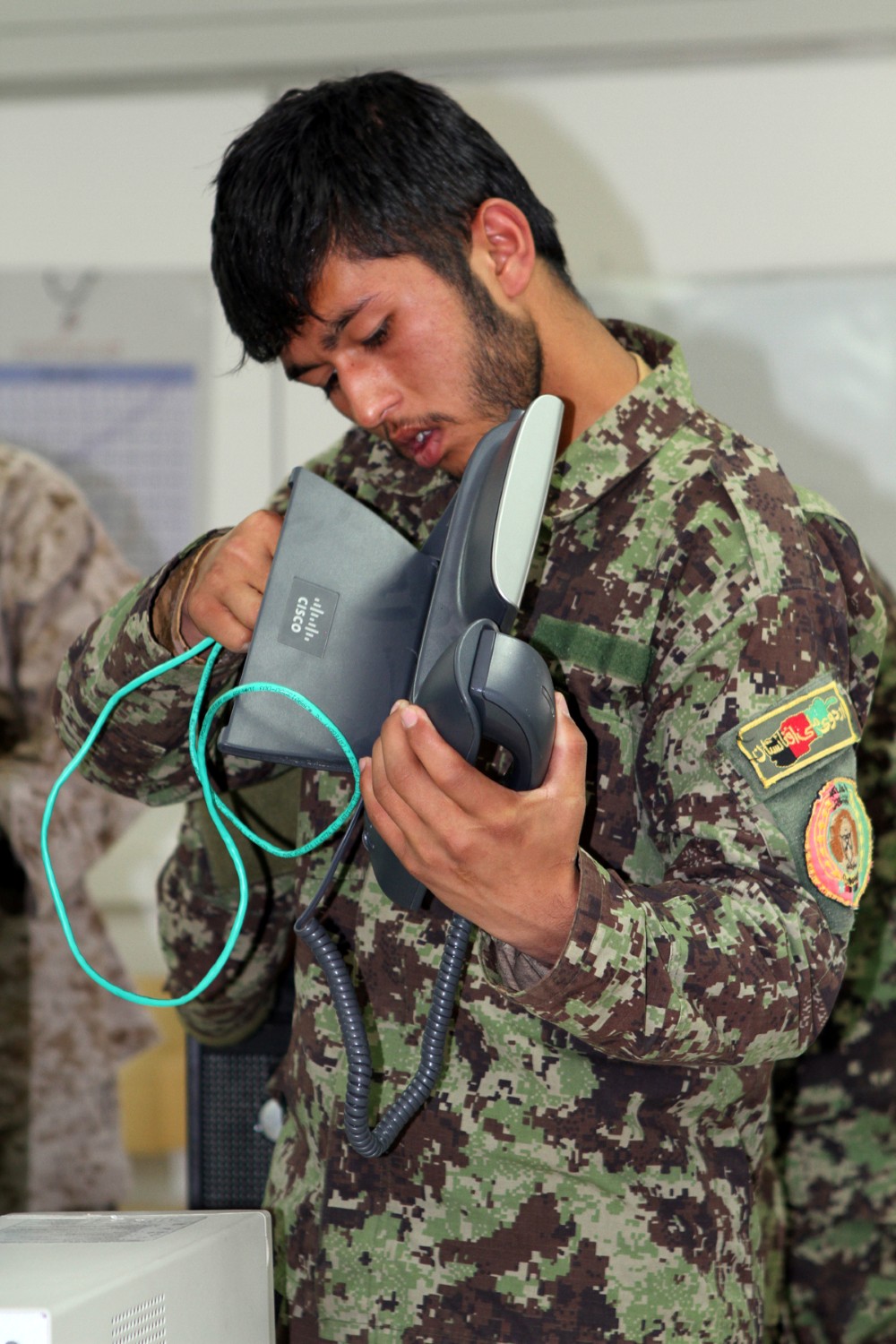 Radio check: Afghan soldiers improve communications skill