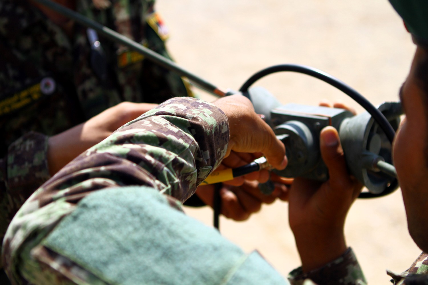 Radio check: Afghan soldiers improve communications skill
