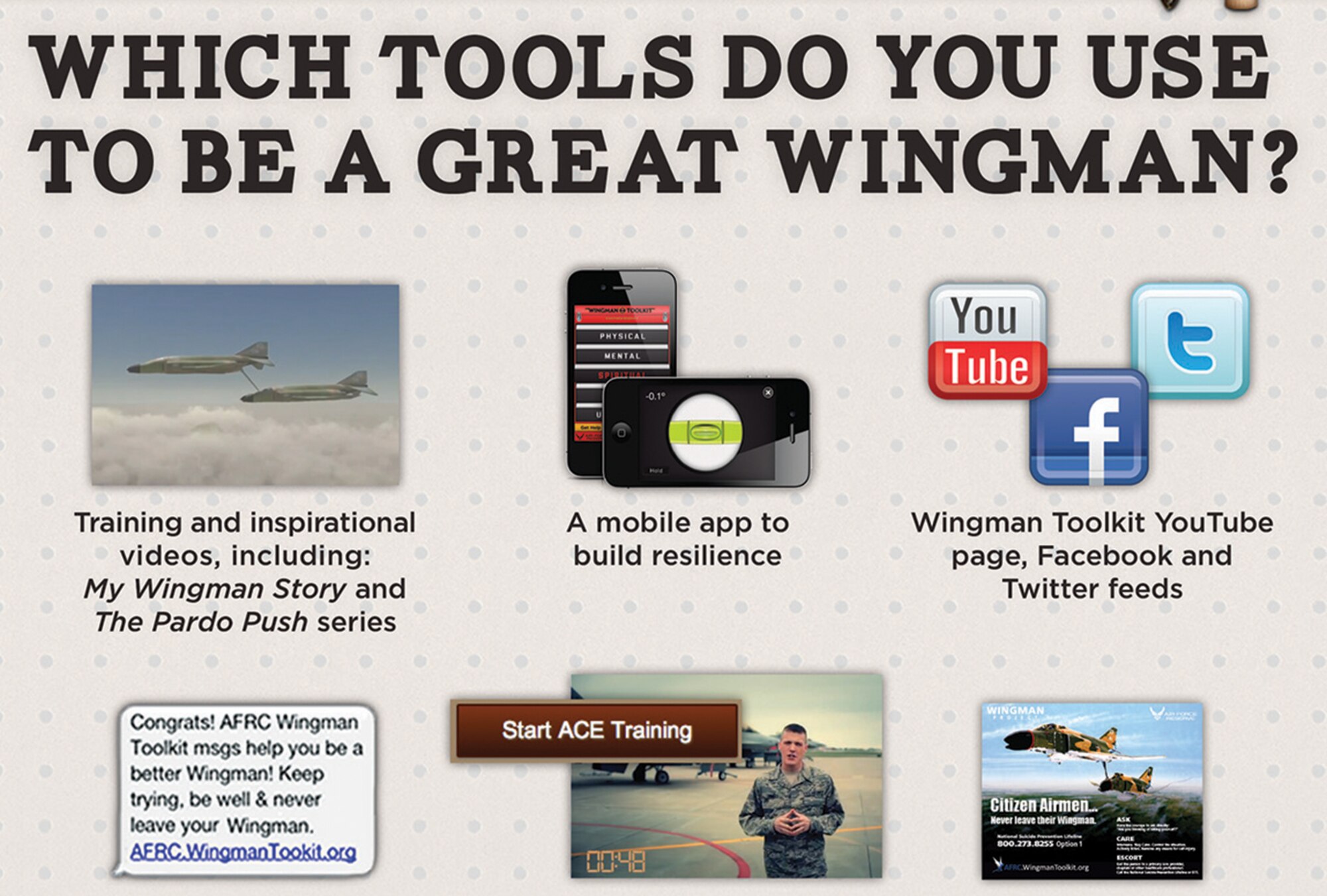 Wingman Toolkit promotes healthy, balanced lifestyle > Air Force ...