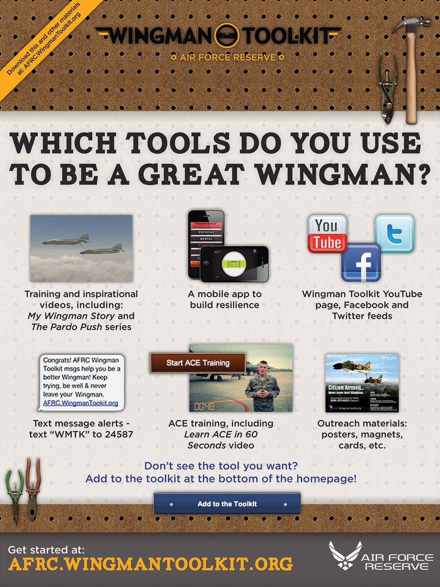 Wingman Toolkit supports Critical Days of Summer campaign > Air Force ...