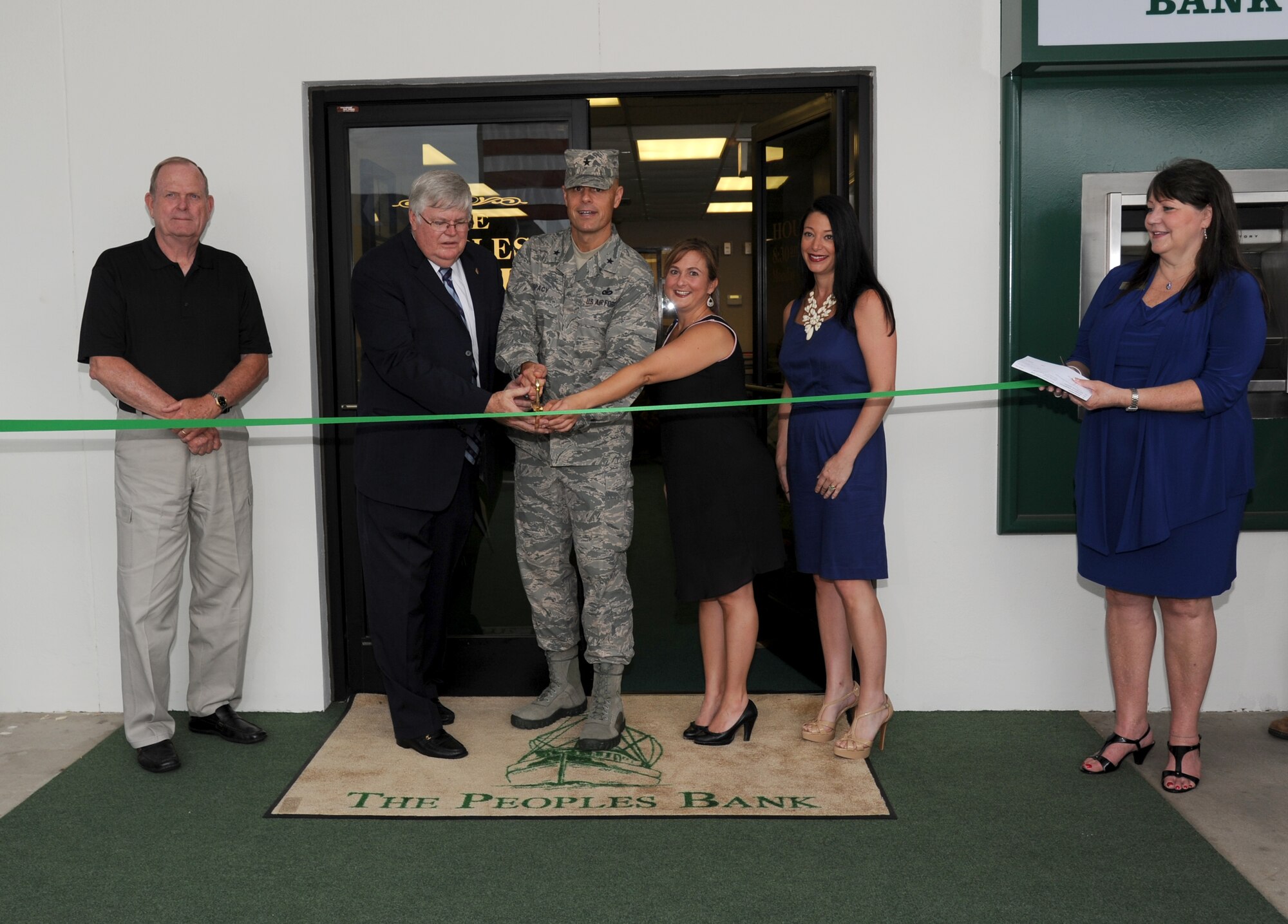The Peoples Bank Opens Branch On Keesler Keesler Air Force Base
