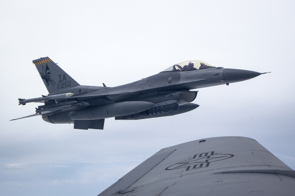 132nd and 185th perform air-refueling mission.