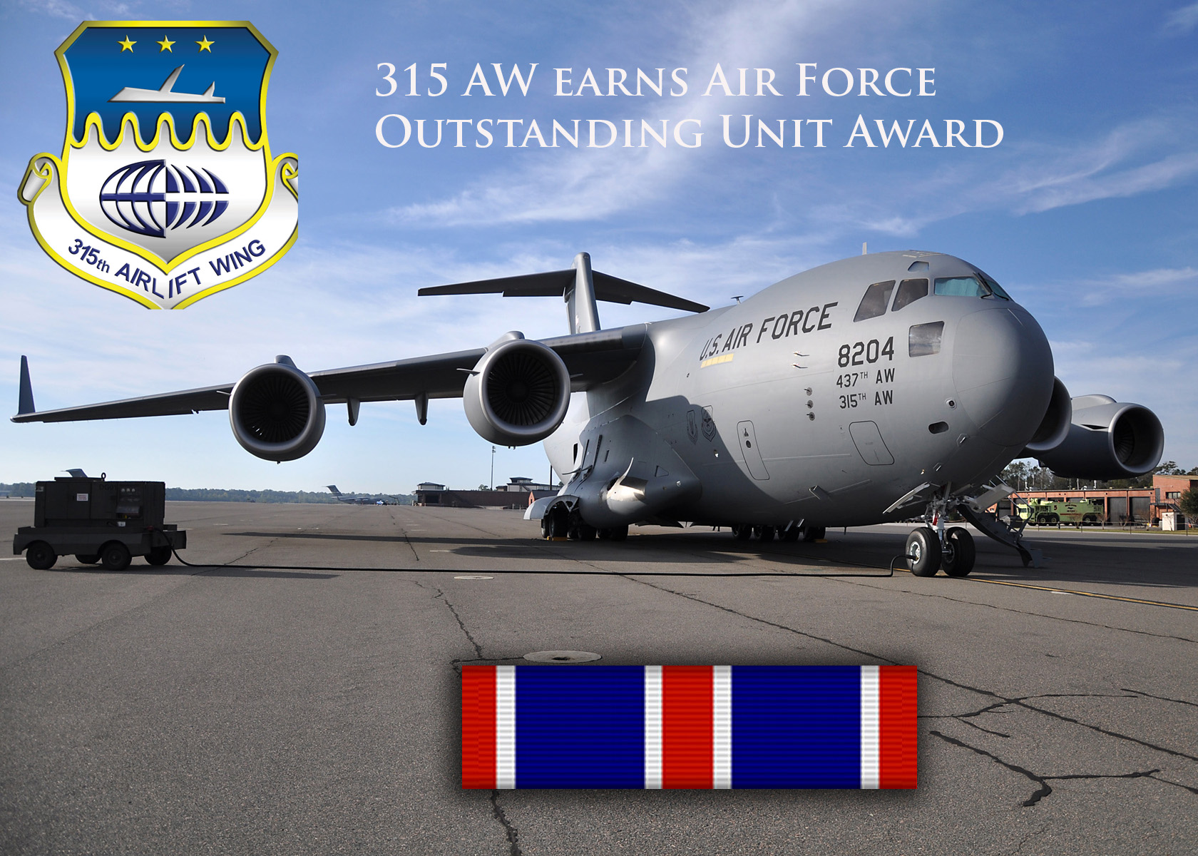 315 AW earns Air Force Outstanding Unit Award > 315th Airlift Wing ...