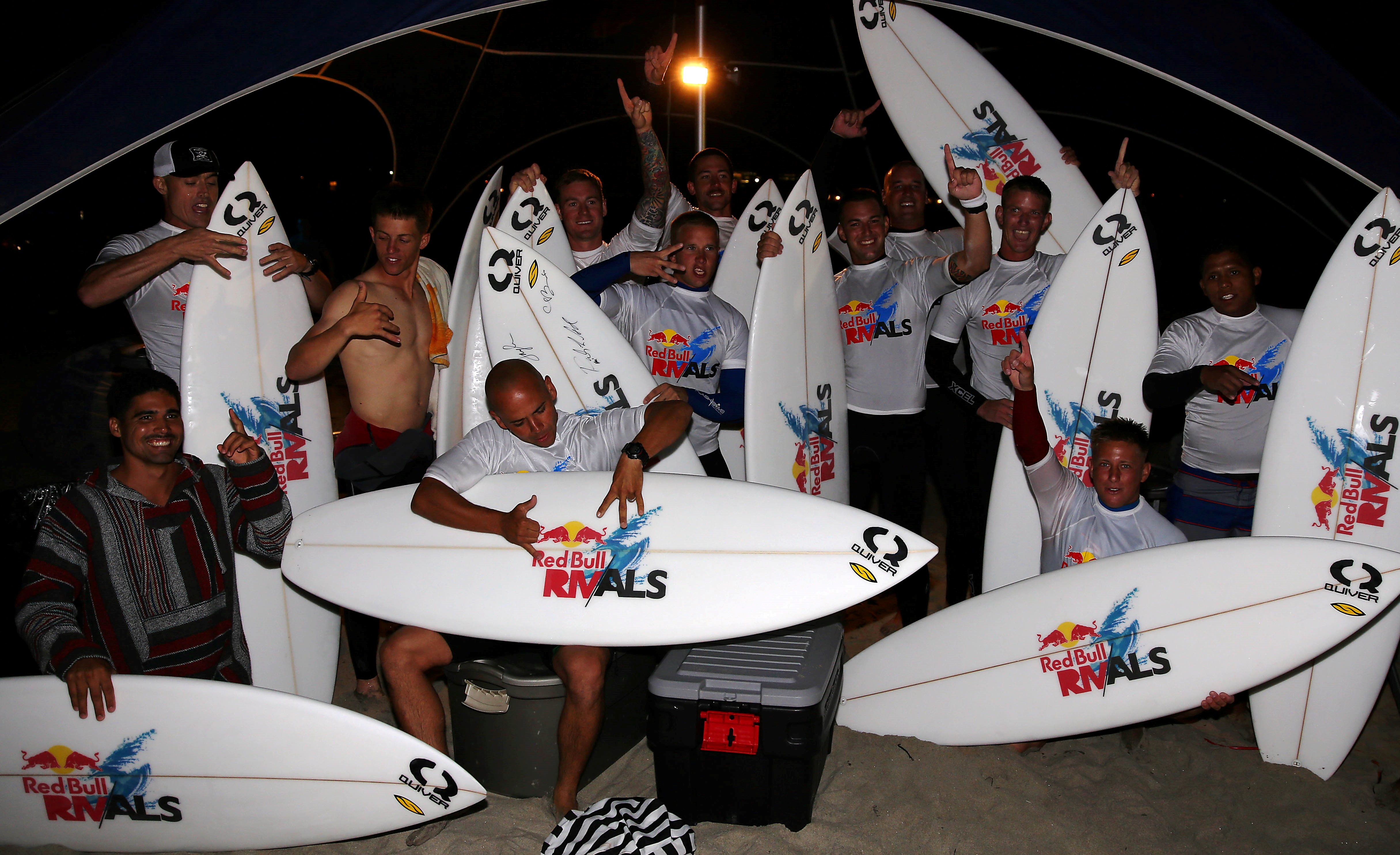Marines battle in the surf