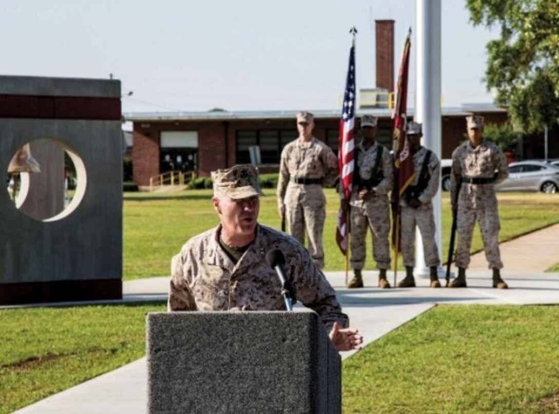 Maj. Gen. Charles L. Hudson, commanding general, Marine Corps Logistics ...
