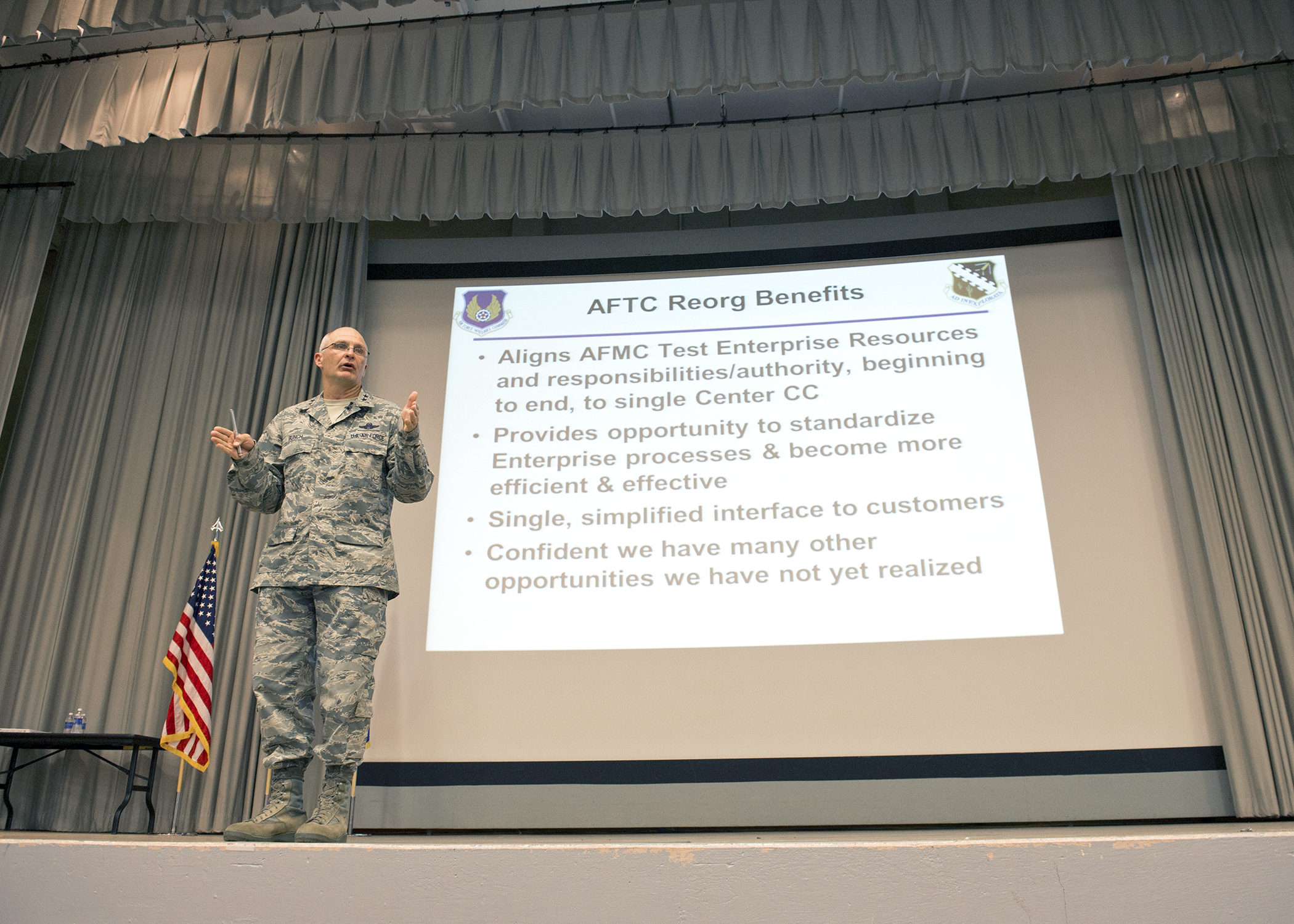 Air Force Test Center Commander's Call