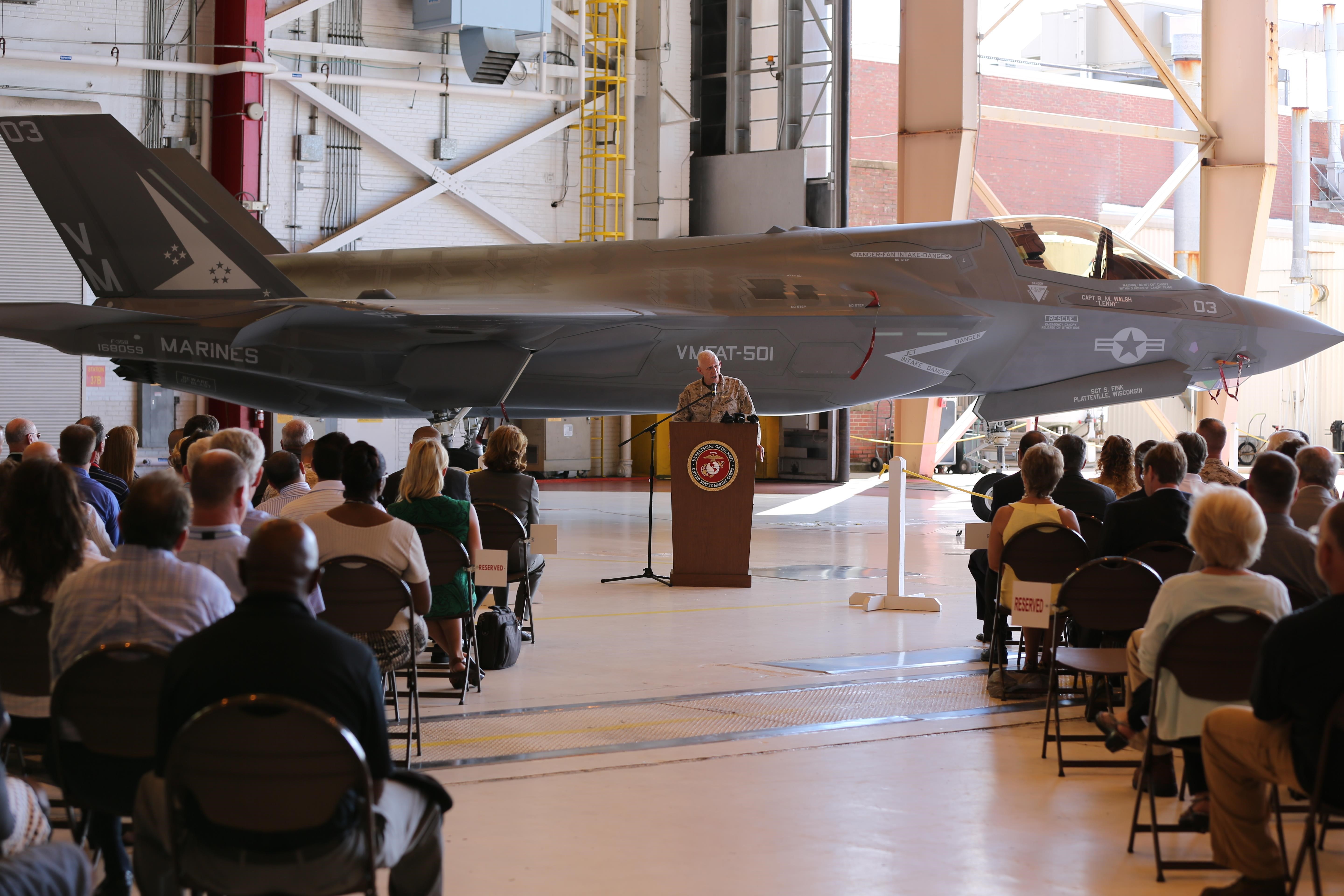 FRC inducts F-35B for modification > Marine Corps Air Station Cherry ...