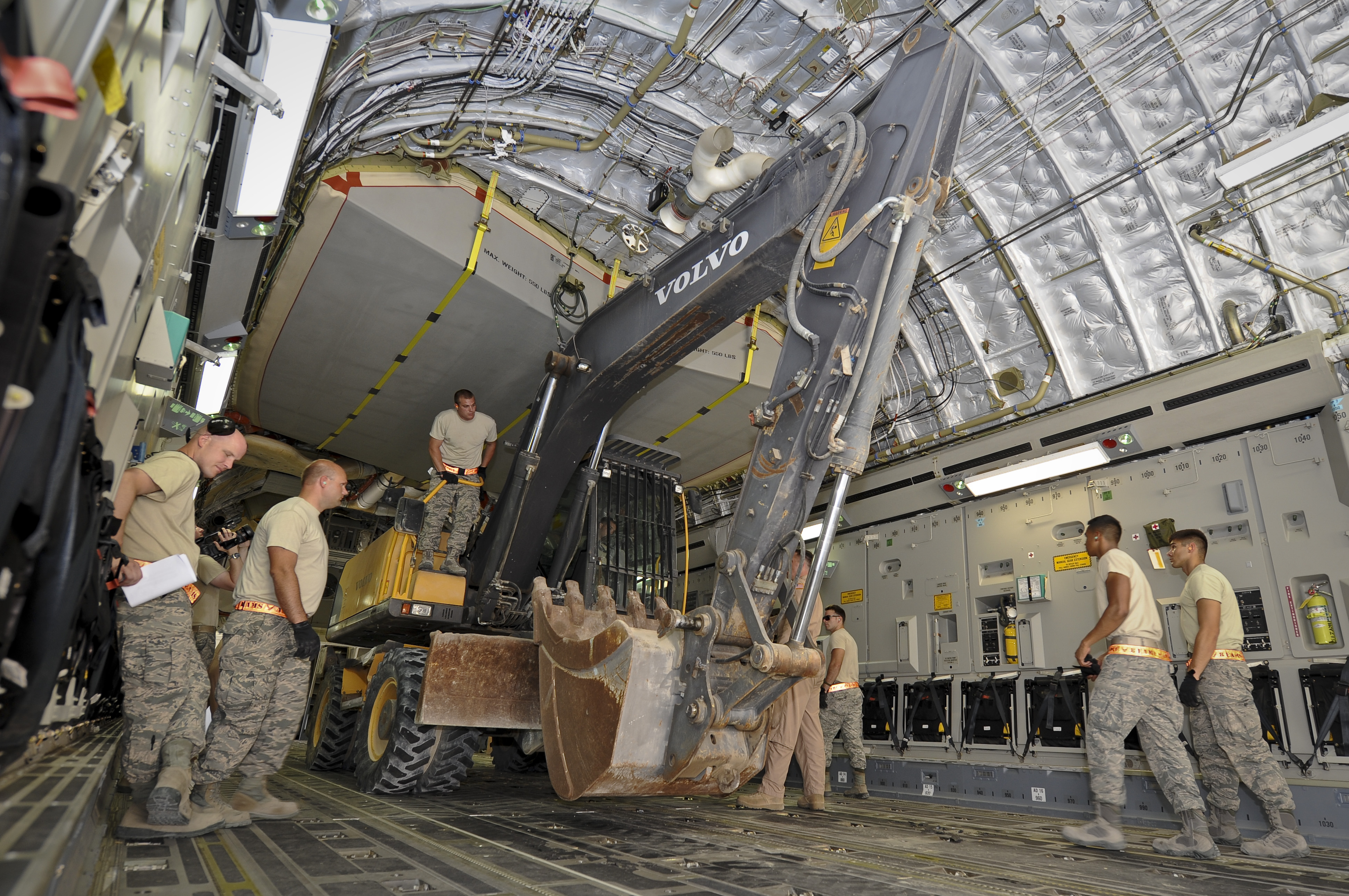 8th EAMS ramp services load ?tons? of cargo