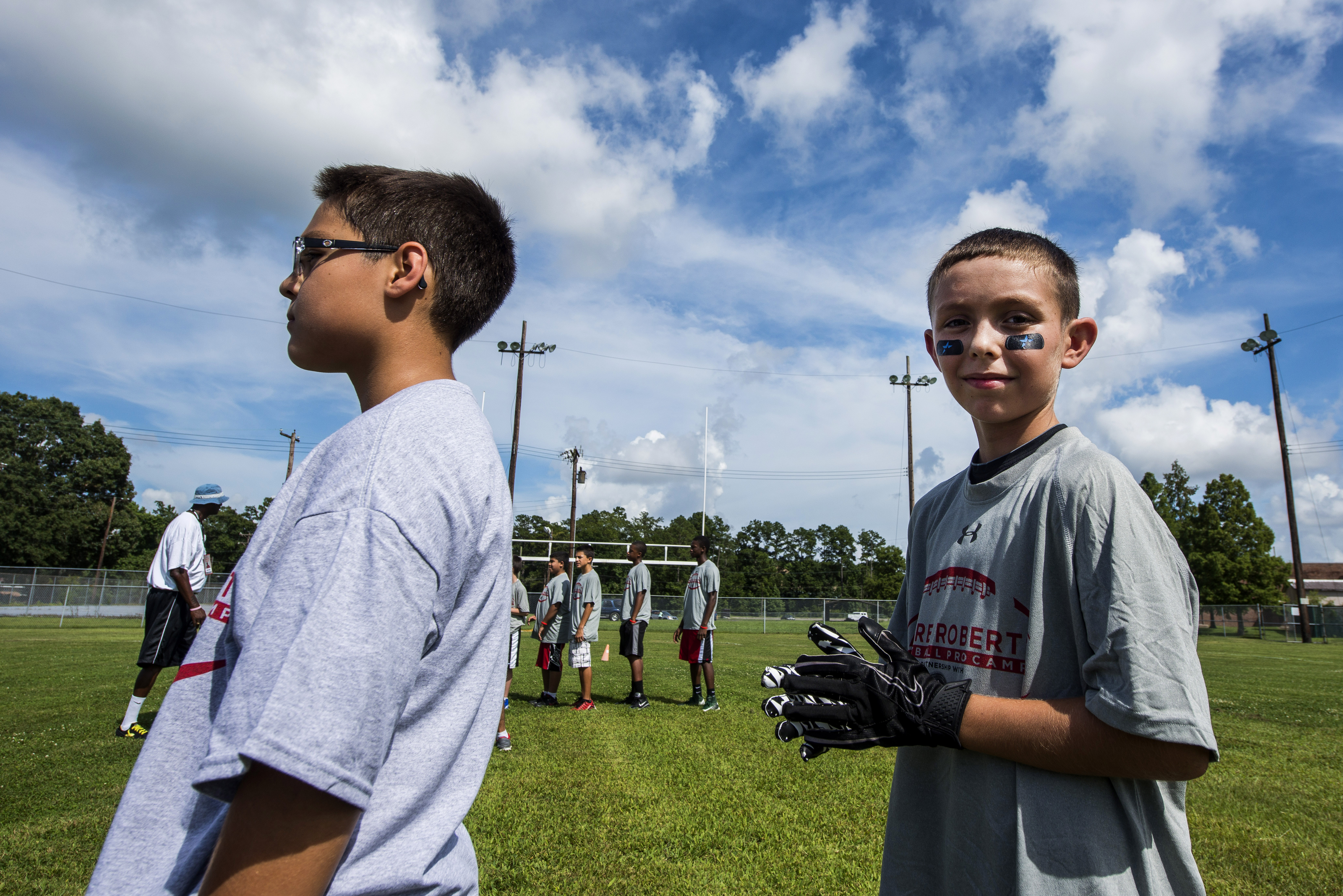 Andre Roberts holds Pro Camp at Joint Base Charleston
