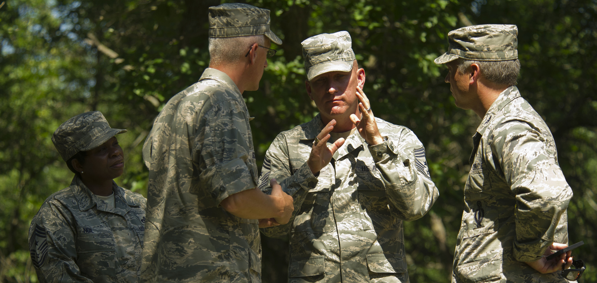 AFGSC Command Chief Master Sgt. Visits Minot