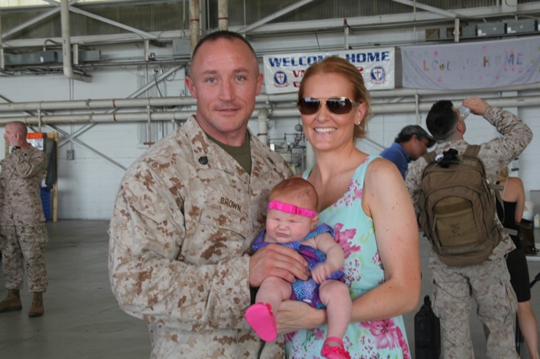 Staff Sgt. Jason Brown, an aircraft maintenance Marine with Marine ...