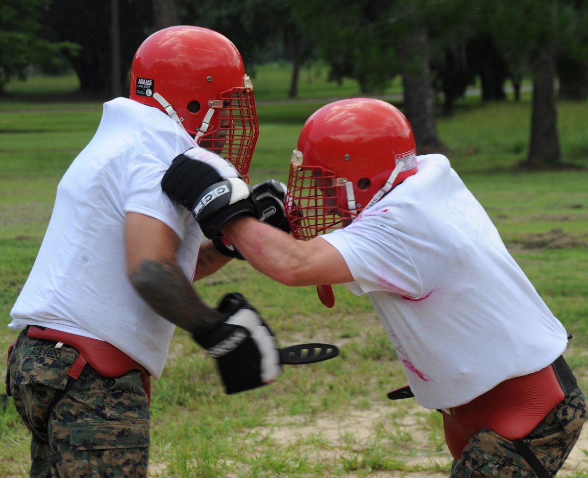 MCMAP Training: Marines hone knife fighting skills