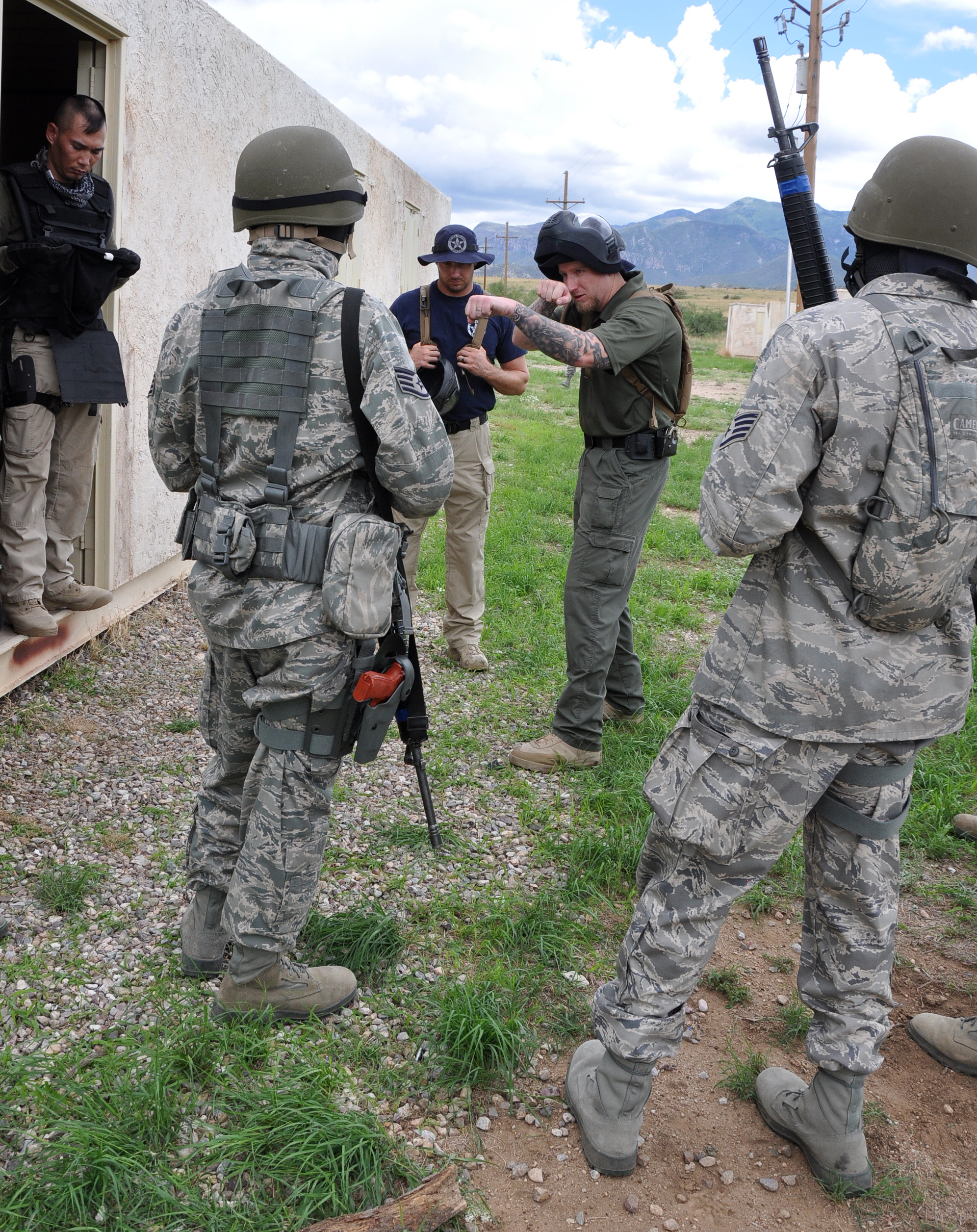 First-time training exercise bonds new security forces unit together ...
