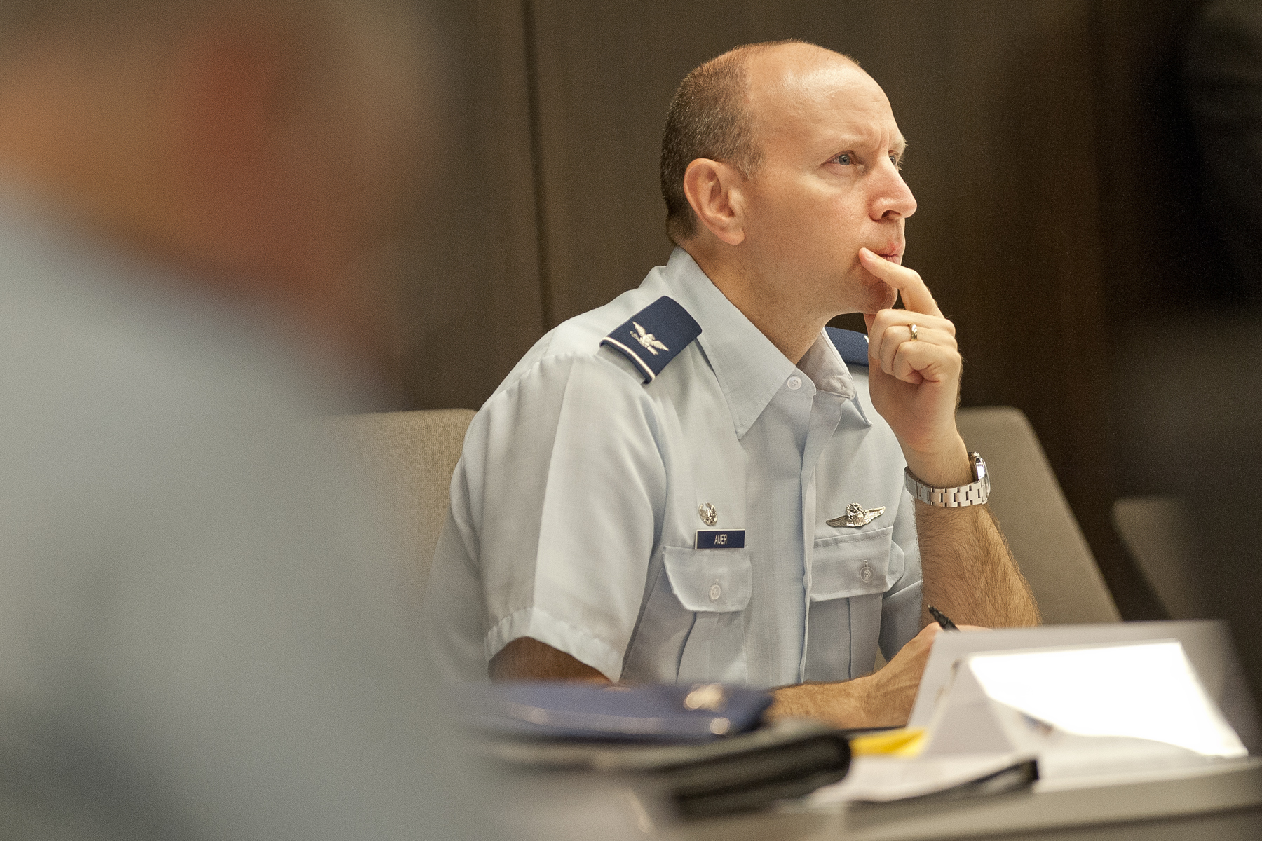 Col. Mark Auer, chair of the Air Directorate Field Advisory Council and ...