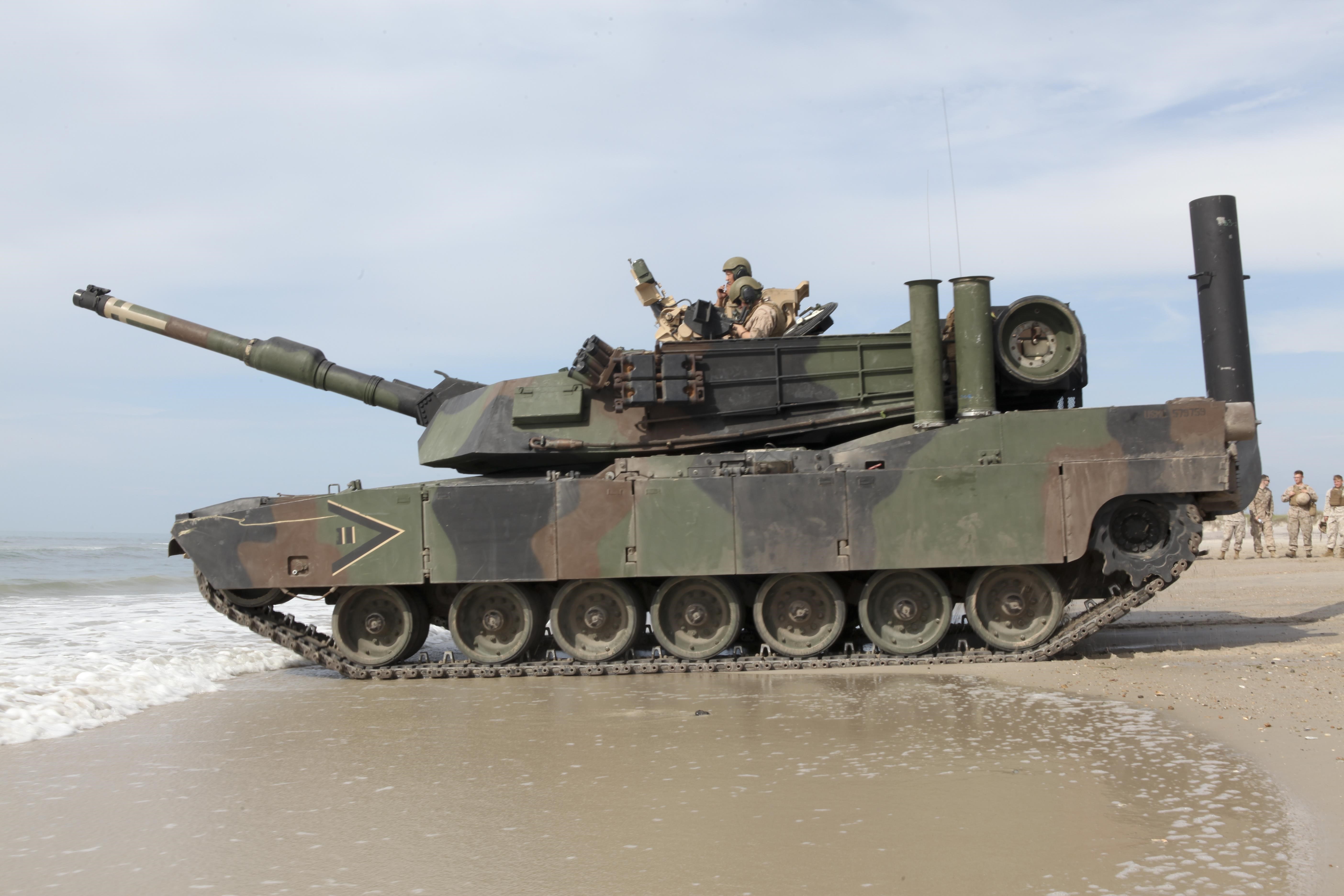 2nd Tanks participate in V18 Amphibious Operation aboard base