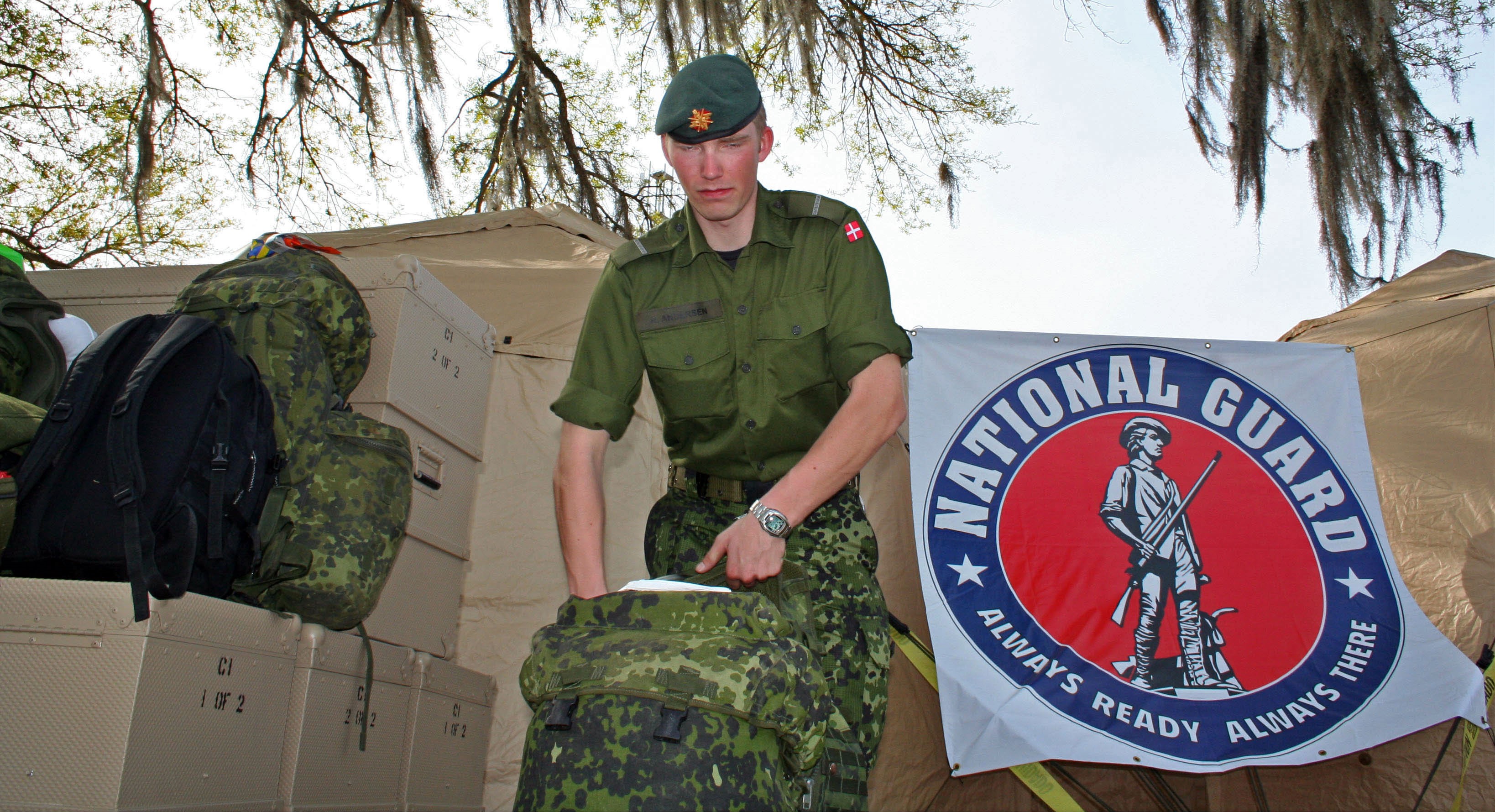 Soldiers from Denmark observe Vigilant Guard 2008 > National Guard ...