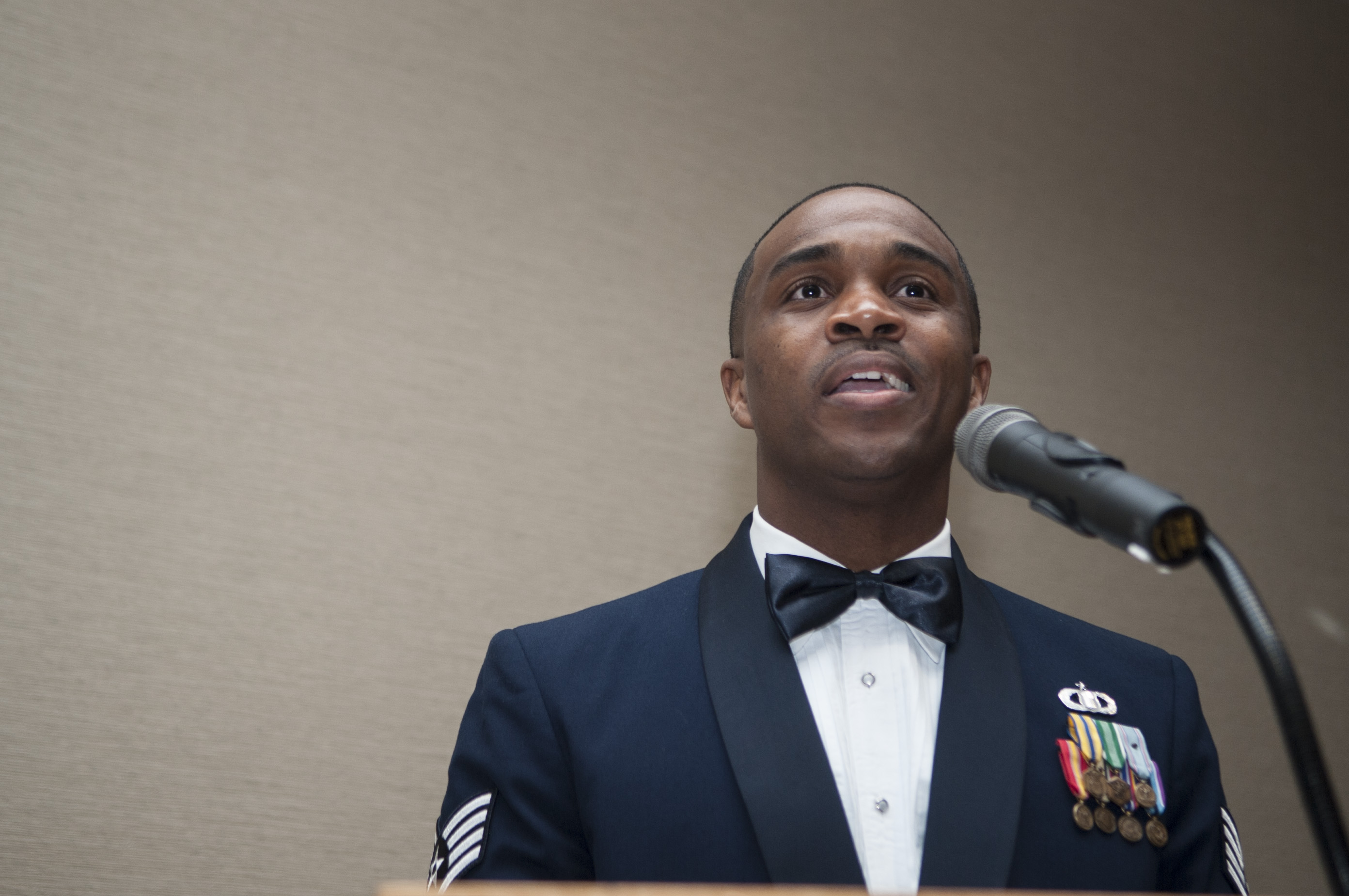 Representatives from enlisted tiers speak at SNCO induction > Moody Air ...