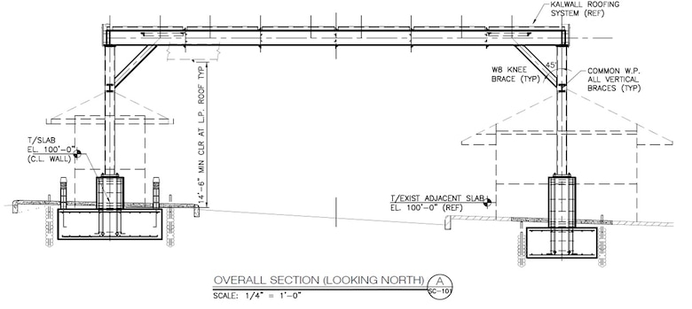 South Gate Canopy Construction > Space Launch Delta 45 > Article Display