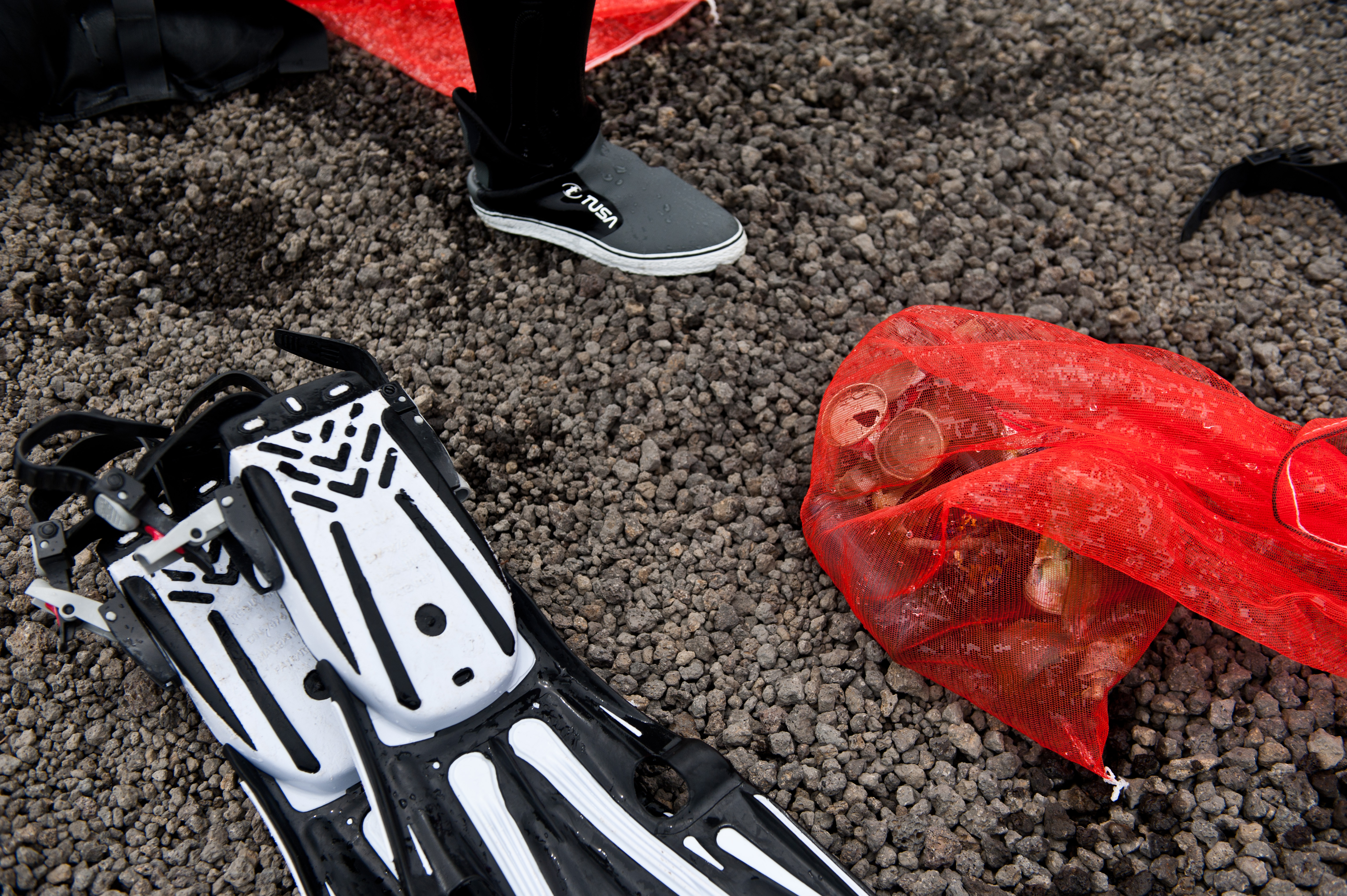 Litter from the depths