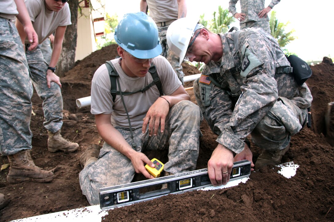 U.S. Army Spc. Kyle Kauss, left, and Staff Sgt. Chad Sturdevant, right ...
