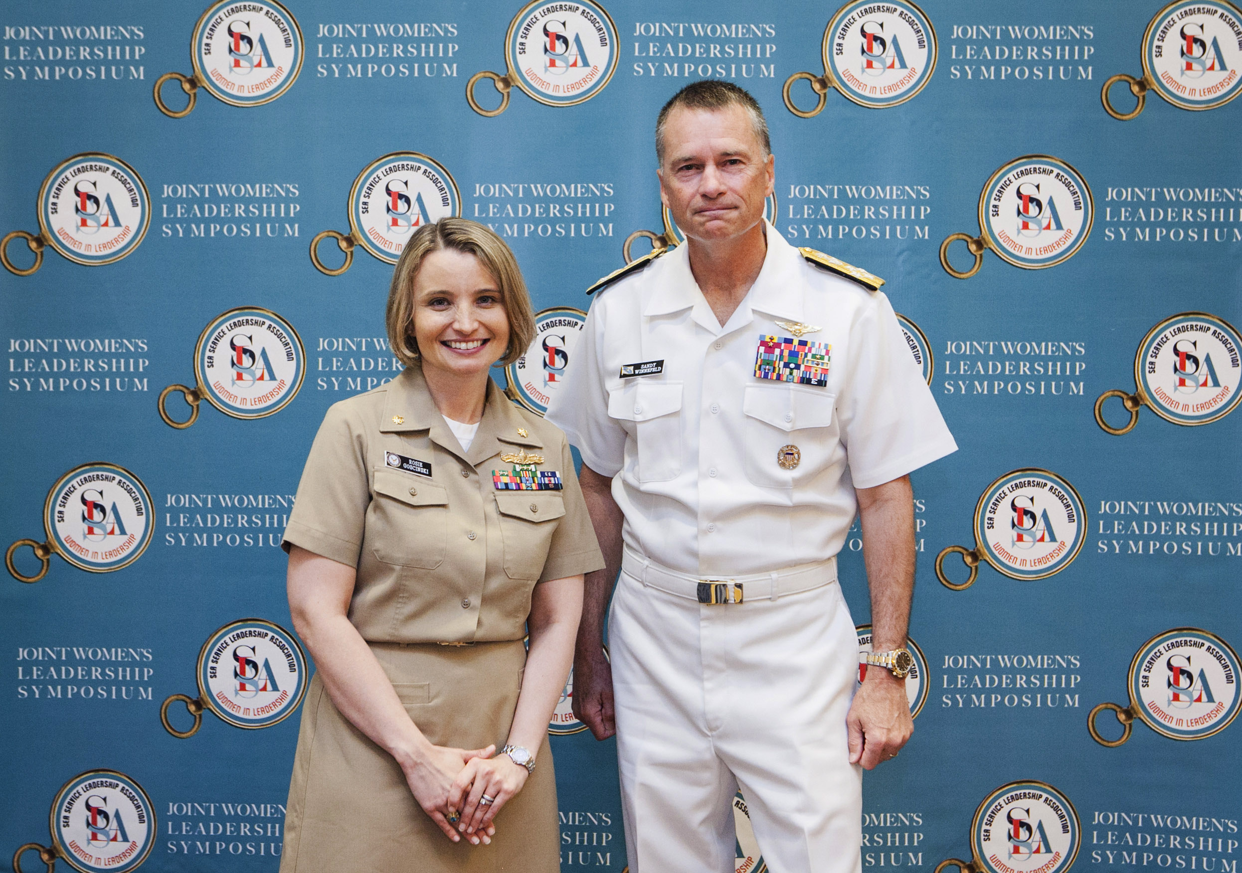 Navy Lt. Cmdr. Rosie Goscinski, Sea Service Leadership Association ...