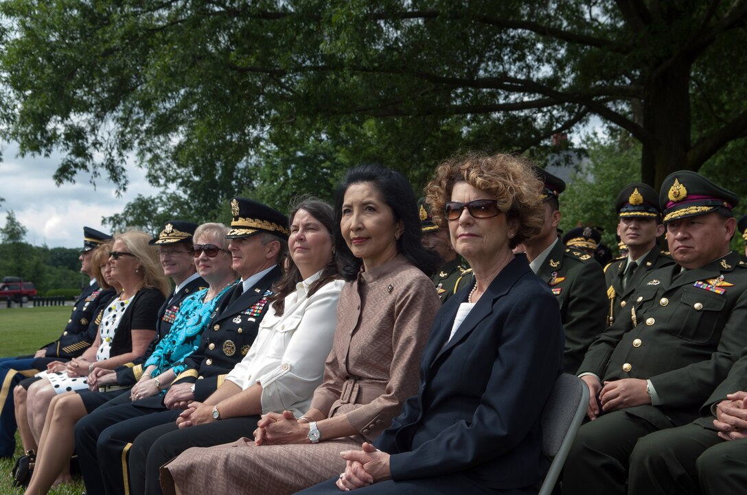 Mrs. Prayut, wife of Thai army Gen. Prayuth Chan-Ocha, the Thai army's ...