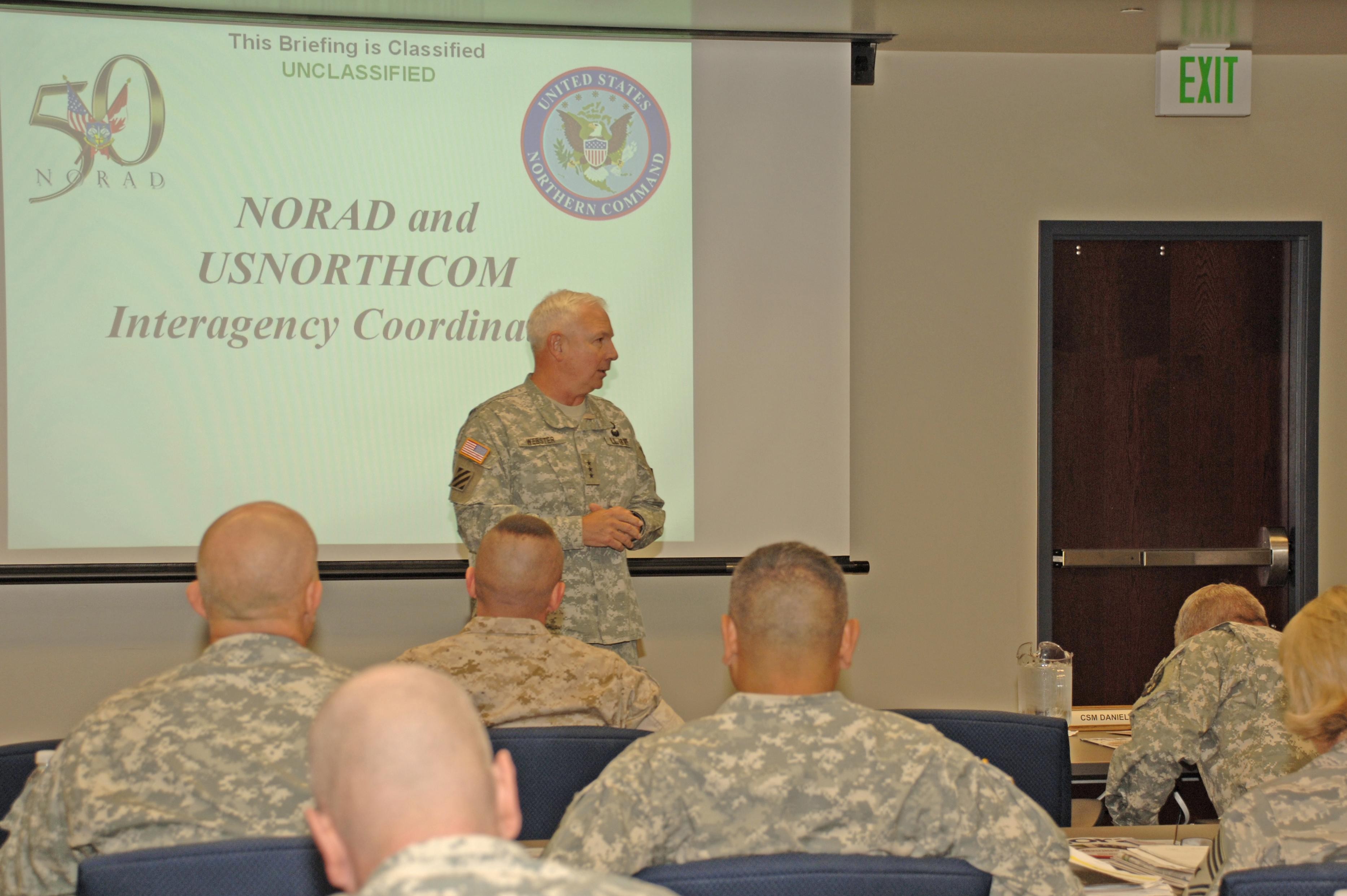 Keystone visits NORAD, USNORTHCOM > U.S. Northern Command > Article