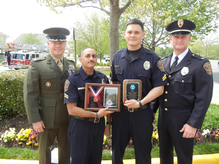 Two Quantico police officers honored at PWC Valor Awards > United ...