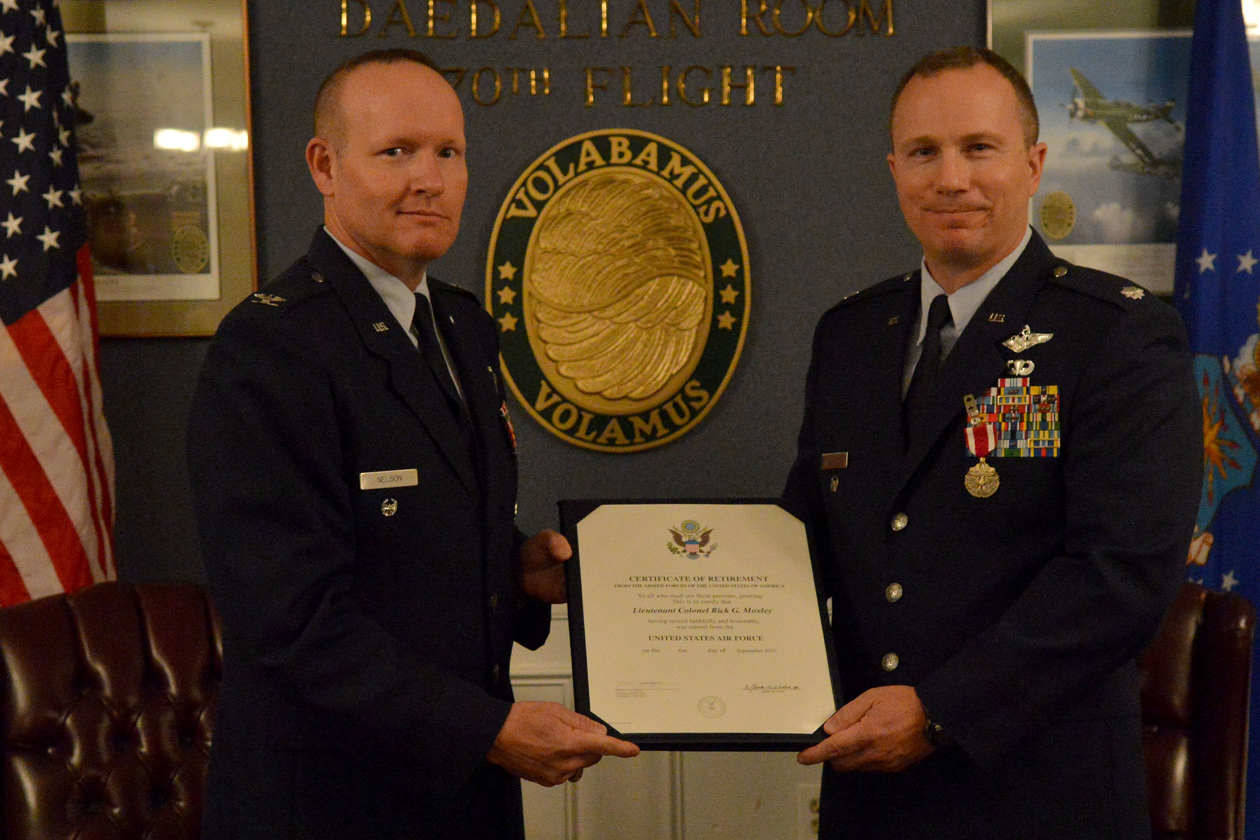 Lt. Col. retires after 21 years of service > Shaw Air Force Base ...
