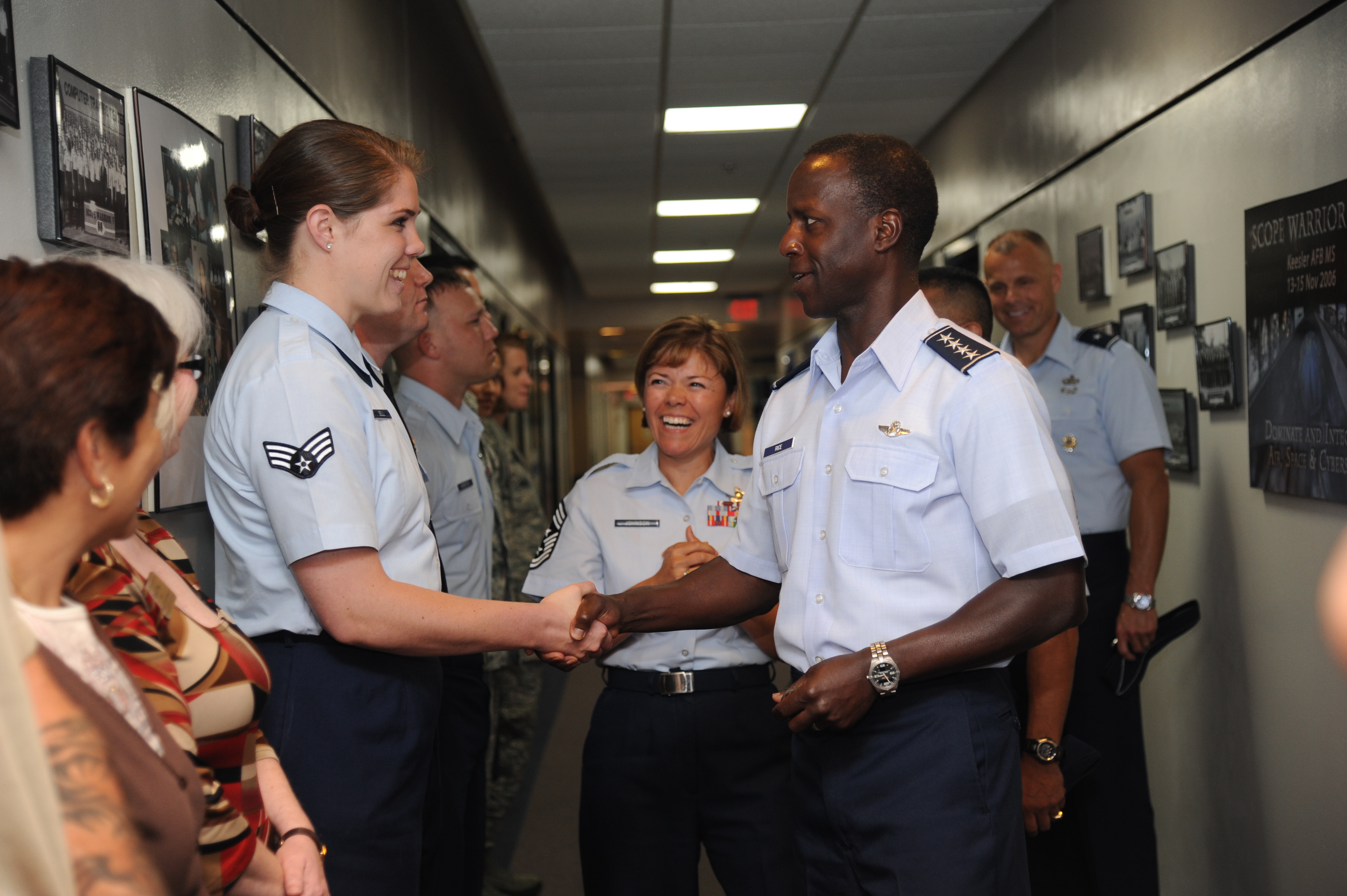 AETC commander tours Keesler > Air Education and Training Command ...