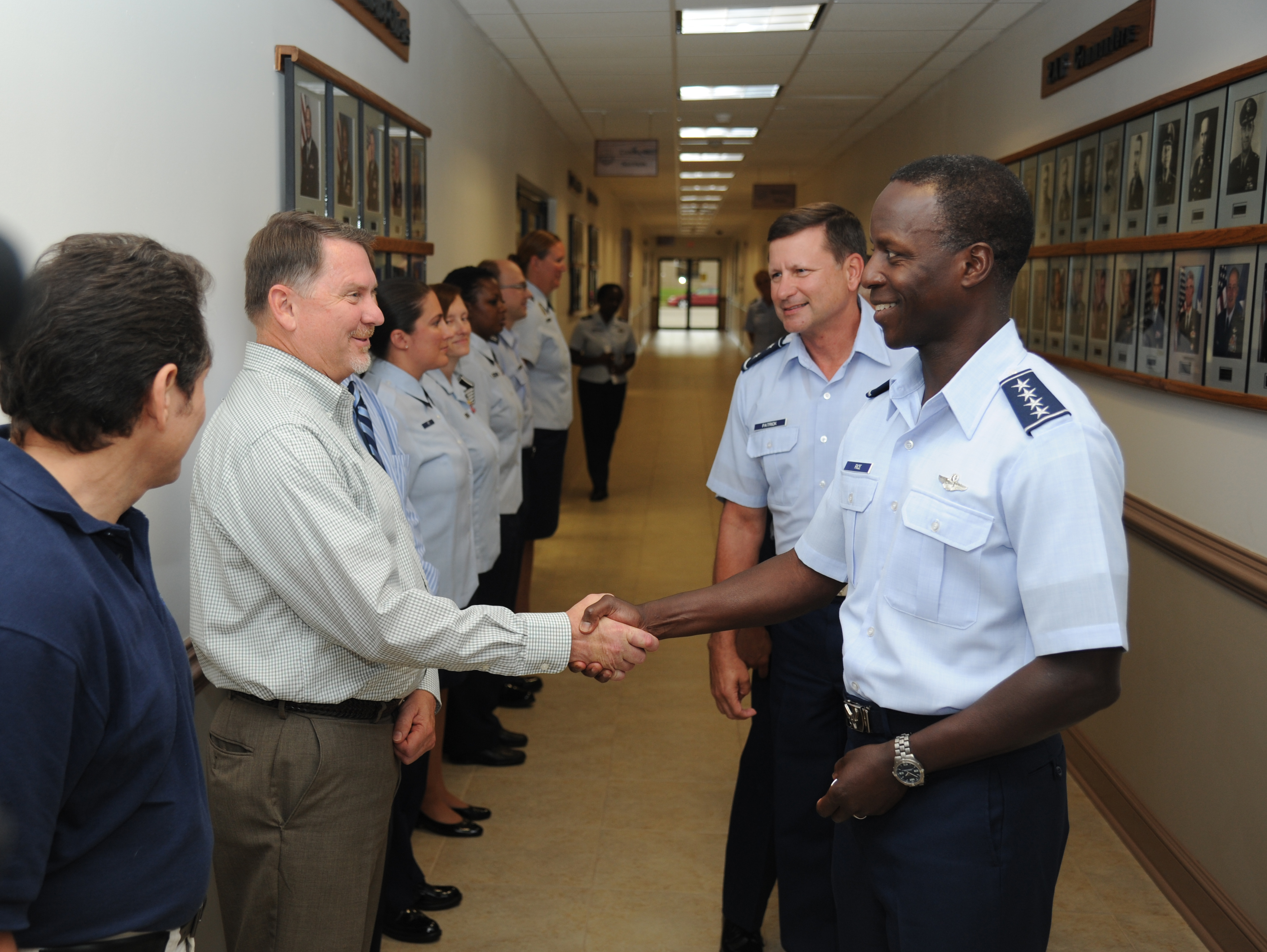 AETC commander tours Keesler > Air Education and Training Command ...