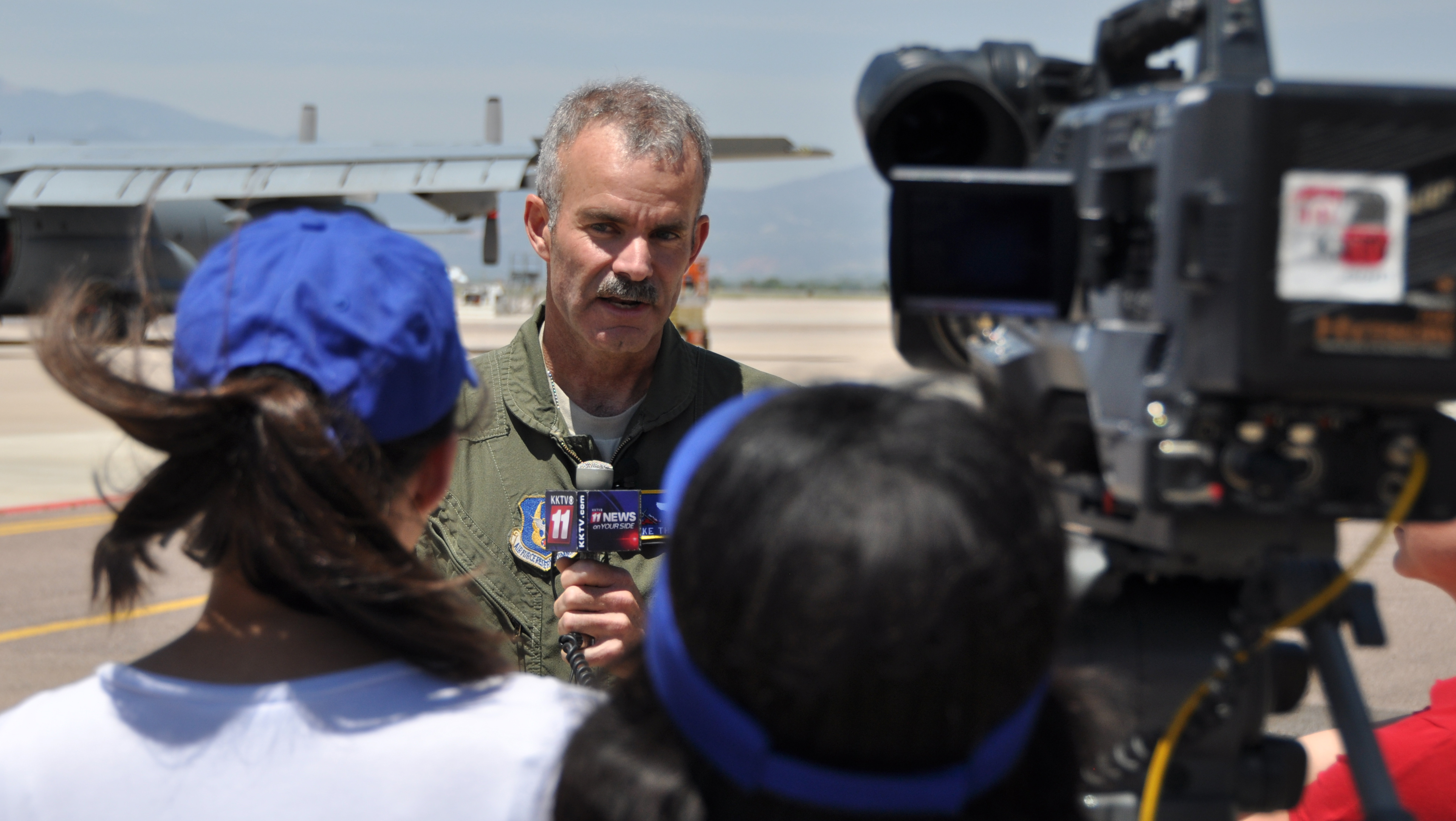 Lt Col Thompson and media