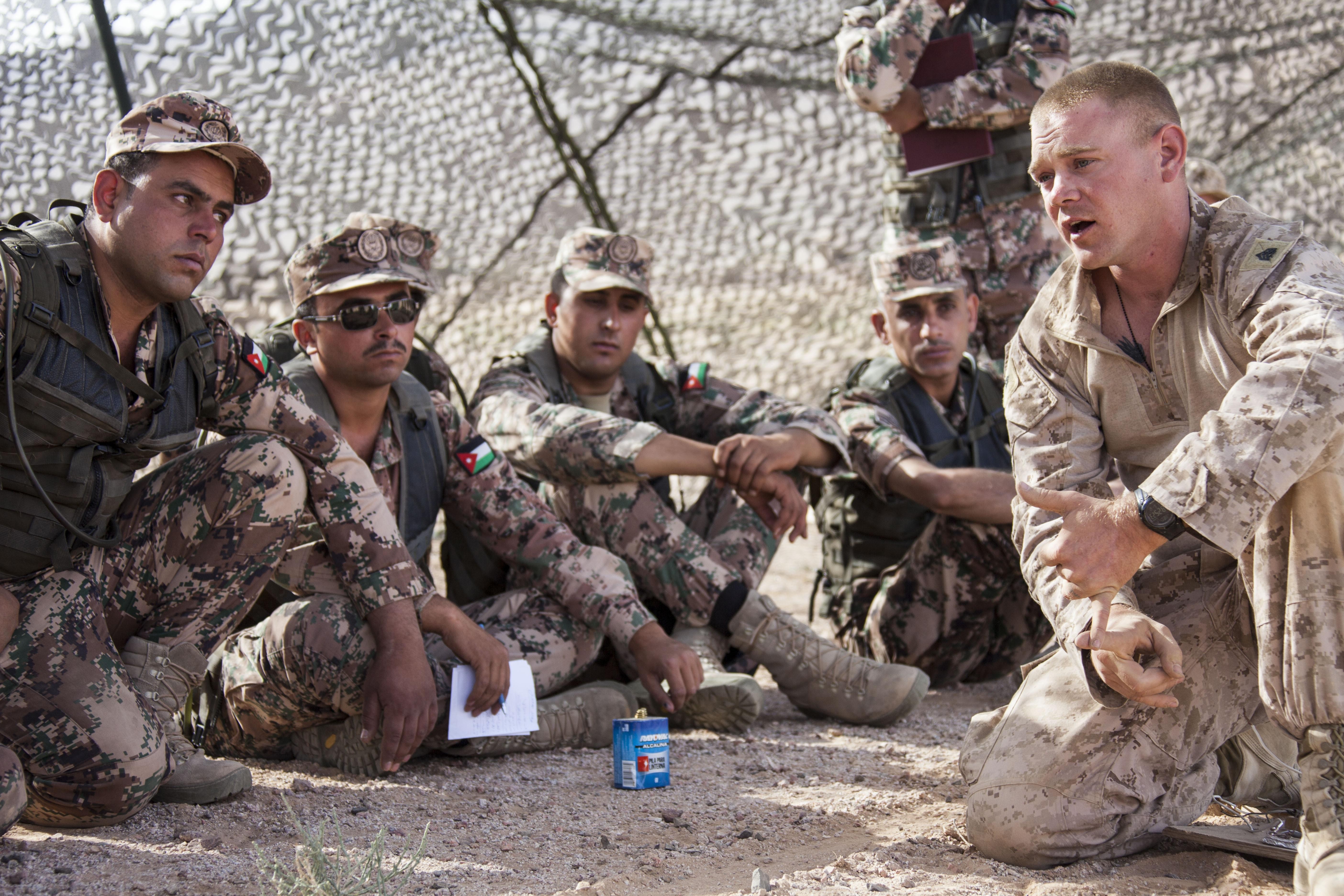 U.S. Marine Corps Sgt. Matthew O'Neil, from Lesage, W.V., and combat ...