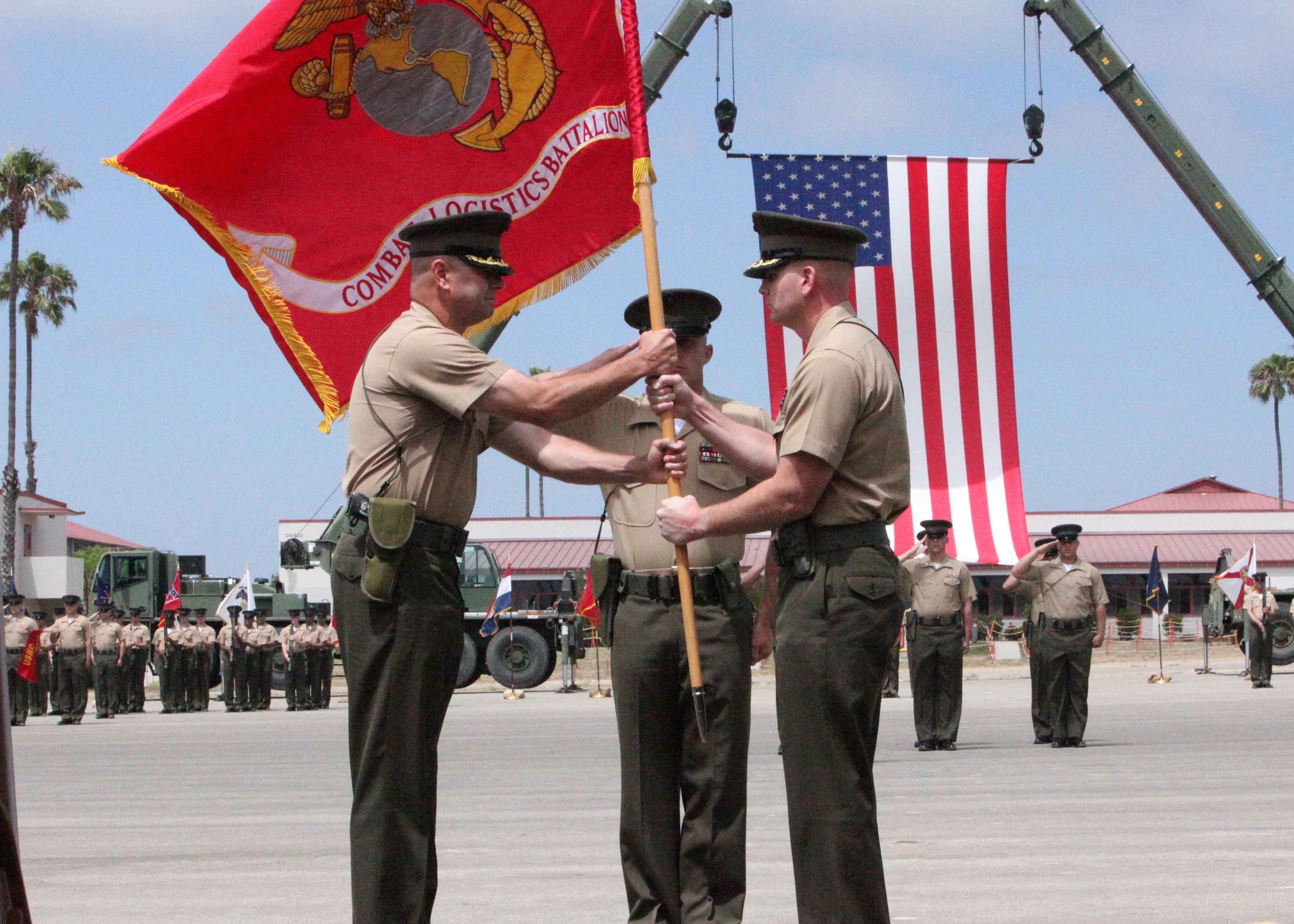 Combat Logistics Battalion 5 moves forward with new commander