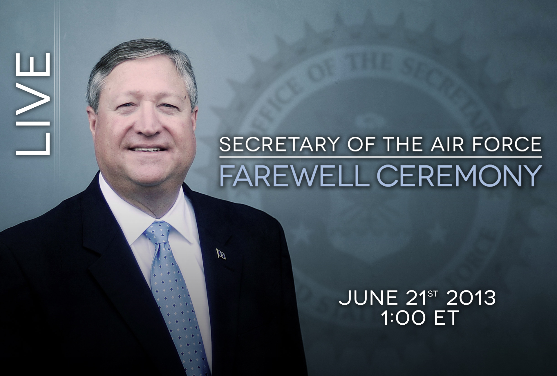 SecAF farewell ceremony set for June 21 > U.S. Air Force > Article Display
