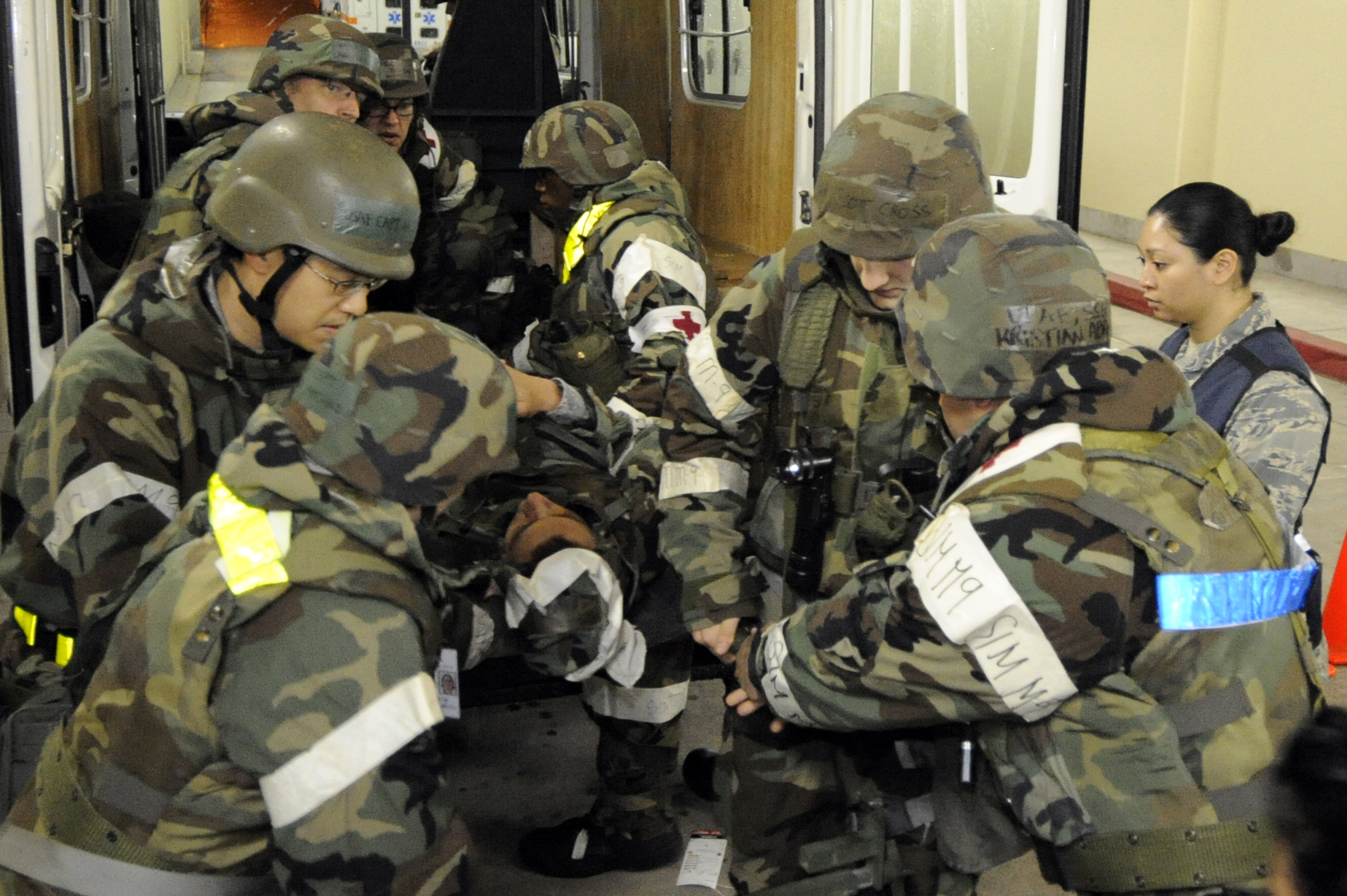 35 MDG: Providing care to simulated casualties > Misawa Air Base ...