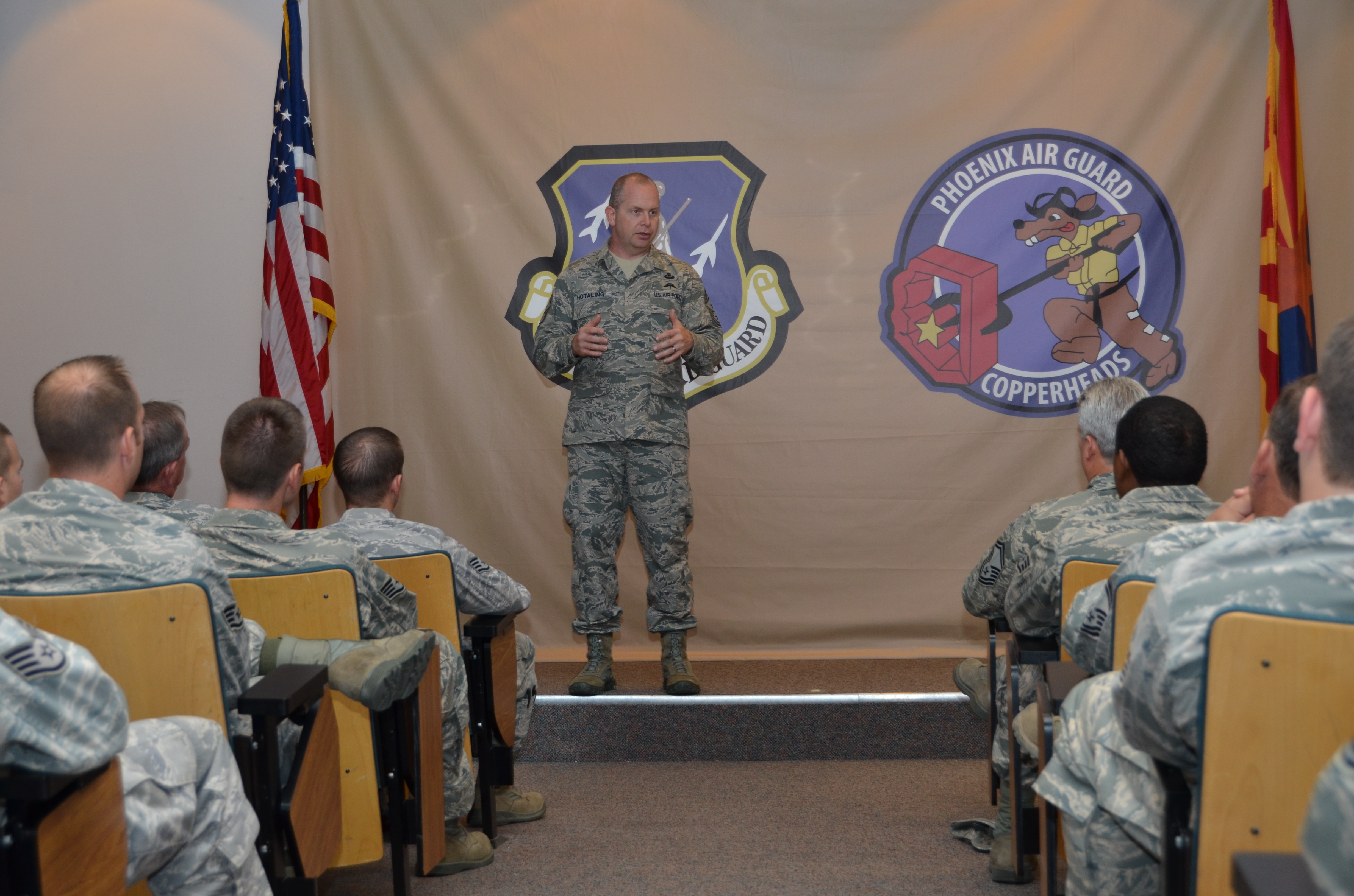 161st ARW, Copperheads, CMSGT Hotaling, Air National Guard