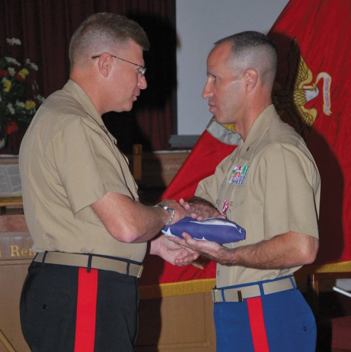 Marine retires after 23 years of service