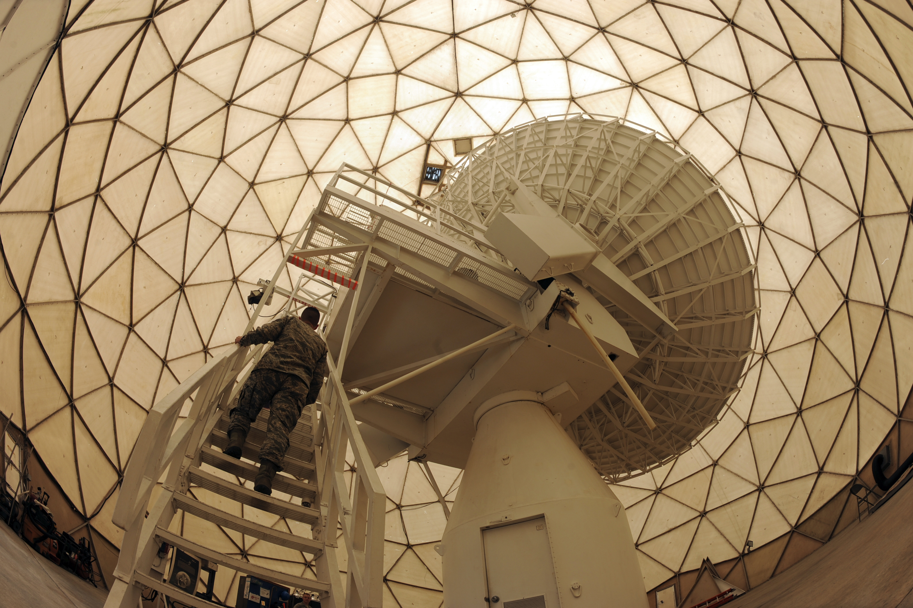The secrets of the giant golf ball > MacDill Air Force Base > Display