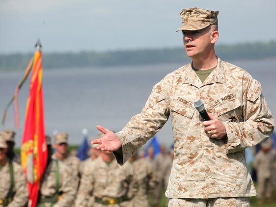 HQSPTBn Marines welcome new leader > Marine Corps Base Camp Lejeune ...